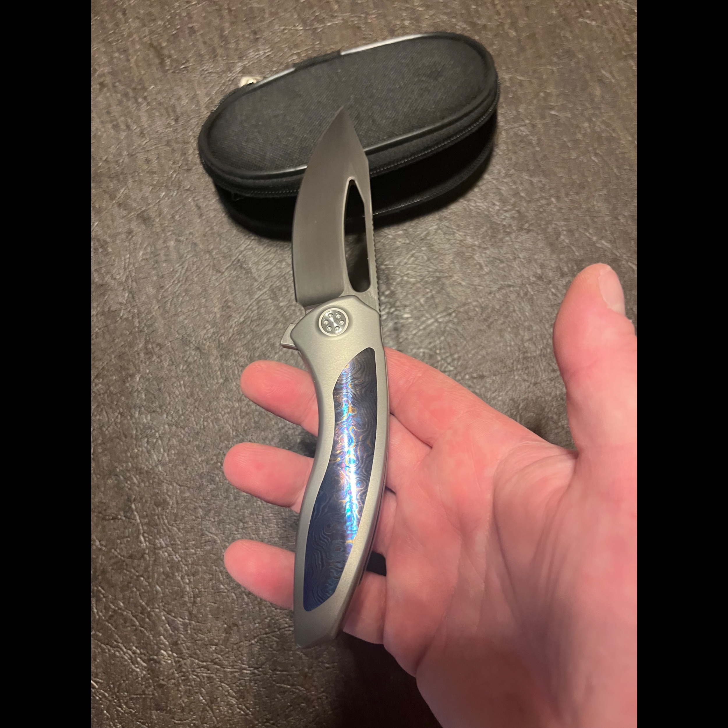 Bladebinge - Sharp By Design Void Timascus Inlays