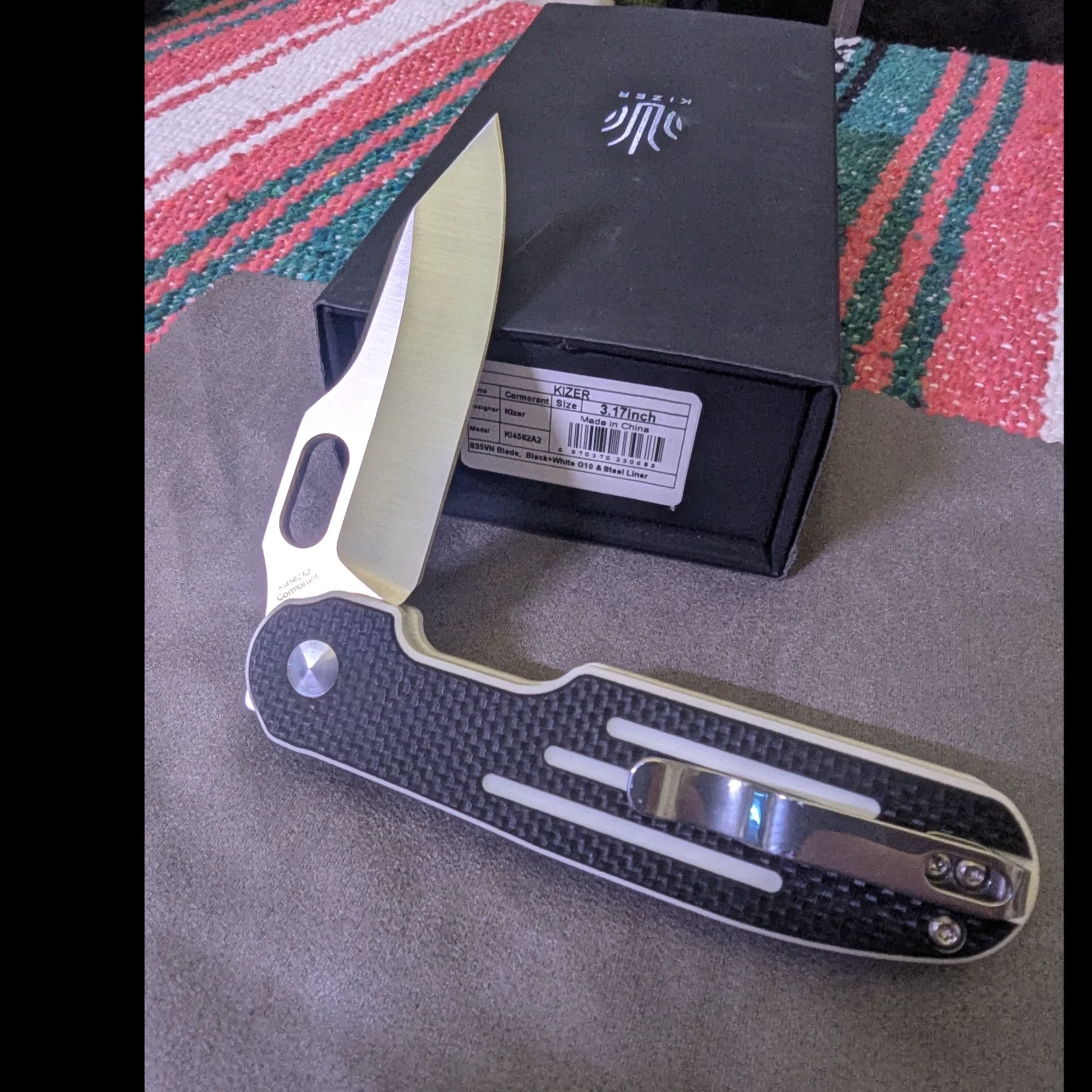 Bladebinge - Kizer Cormorant EDC Folding Knife 3.23" G10 Handle, S35VN ...