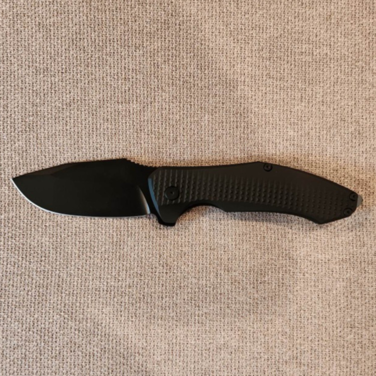 Bladebinge - PMP Knives Alpha Smilodon - Blk Ti/Blue Accents (3.75 ...