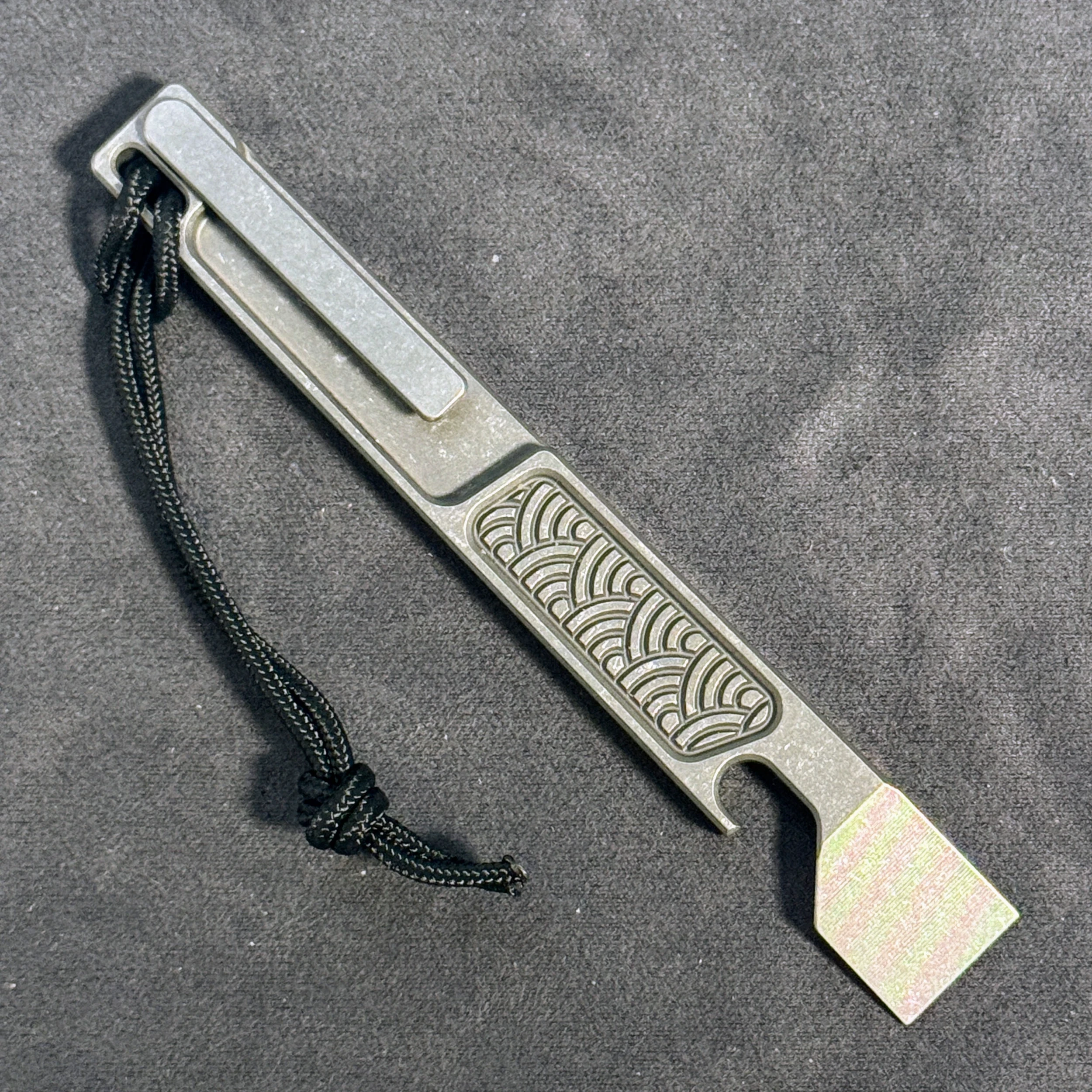 Bladebinge - Nice Guy Machine Co x Urban EDC Mr. NiceBar v2 Deep Seigaiha