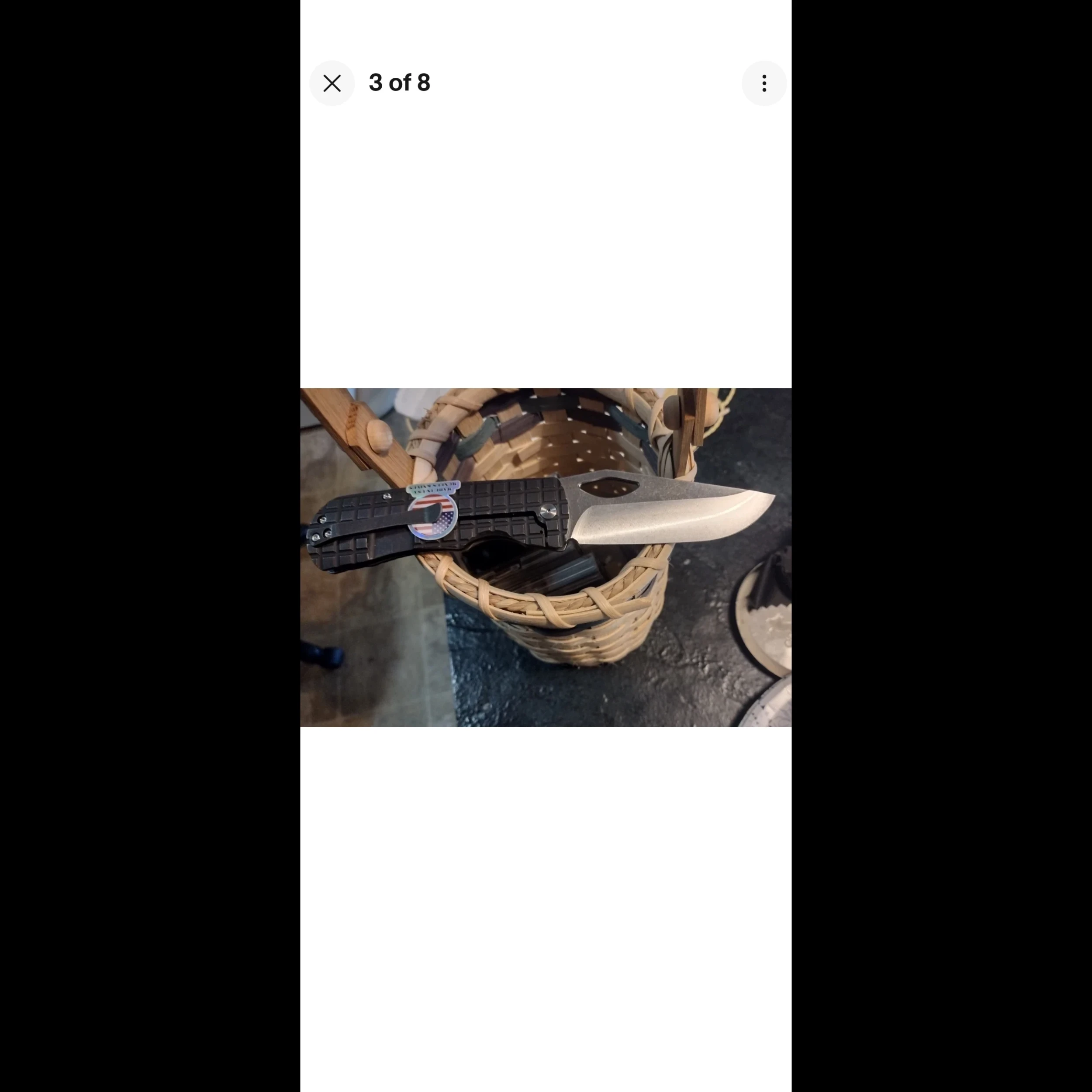 Bladebinge - MCNEES DIXON MAGNACUT SATIN BLADE. ANTIQUED TITANIUM ...