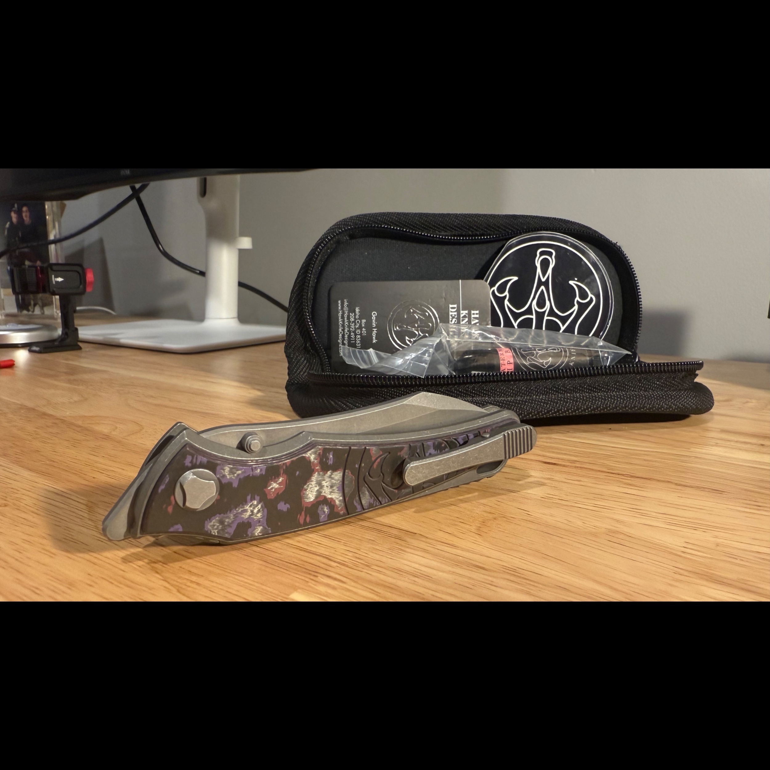 Bladebinge - Beautiful Hawk Talon (Purple Camo Inlays) Flash Sale (New ...