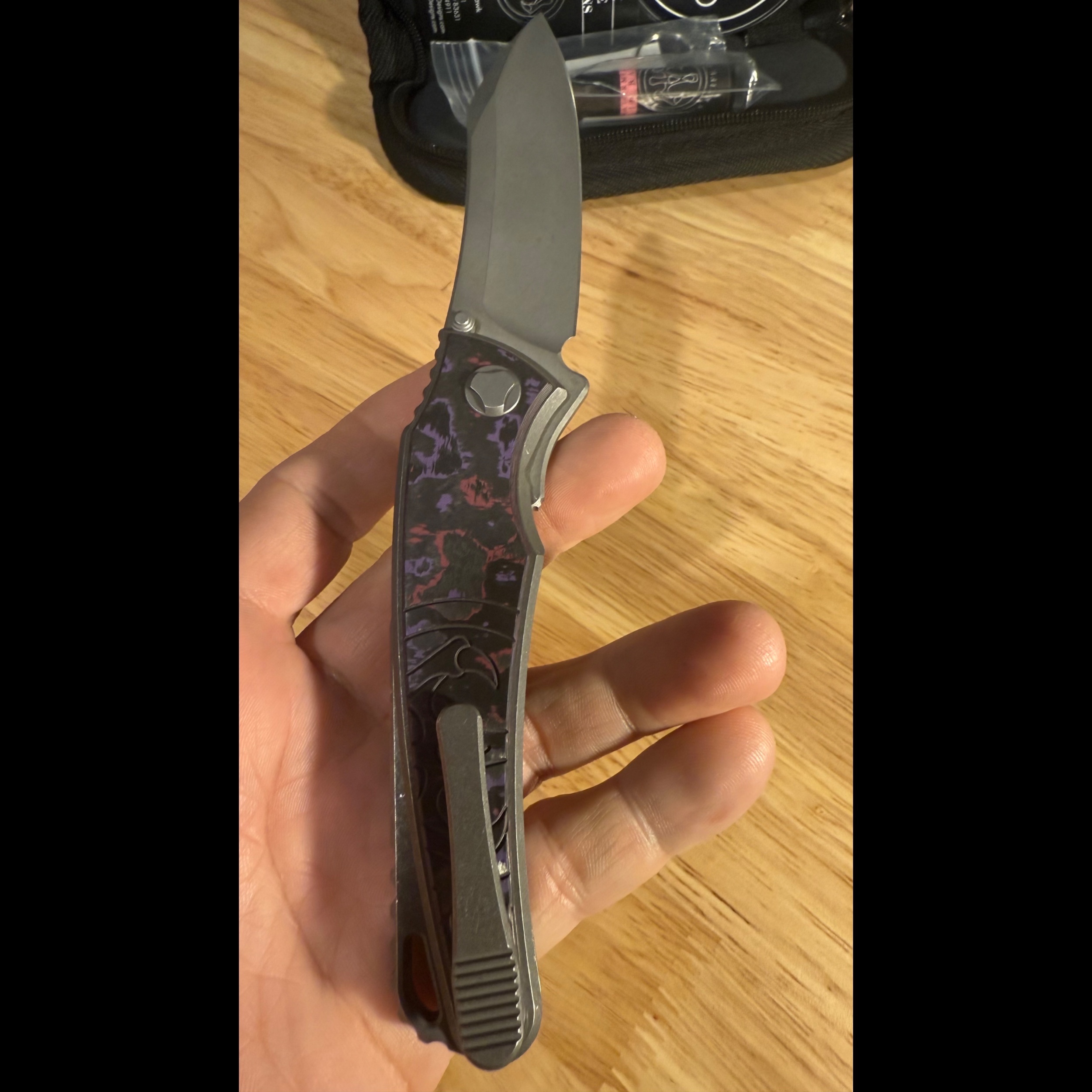 Bladebinge - Beautiful Hawk Talon (Purple Camo Inlays) Flash Sale (New ...