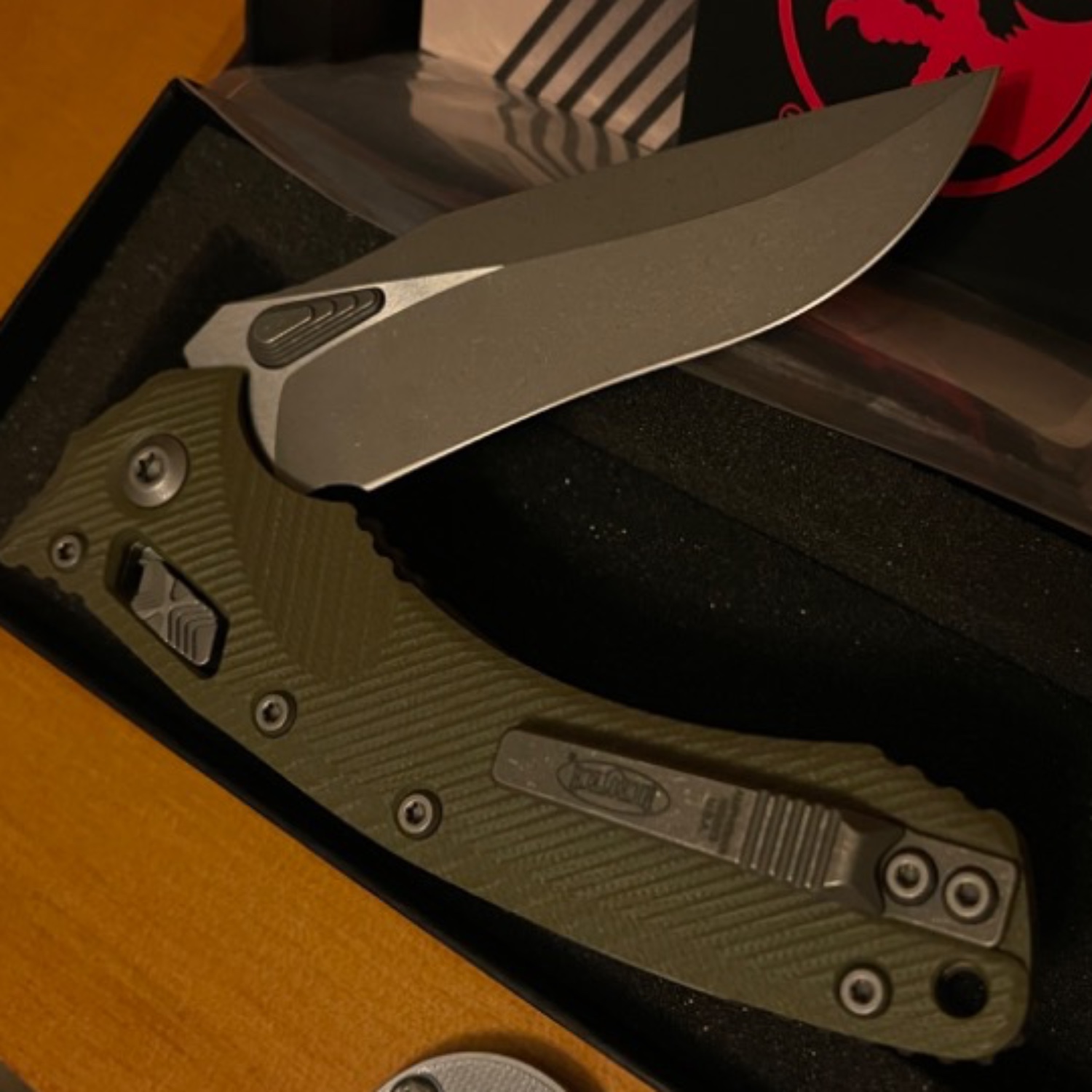 Bladebinge - Microtech Amphibian RAM-LOK-Fluted G10 Apocalyptic Finish