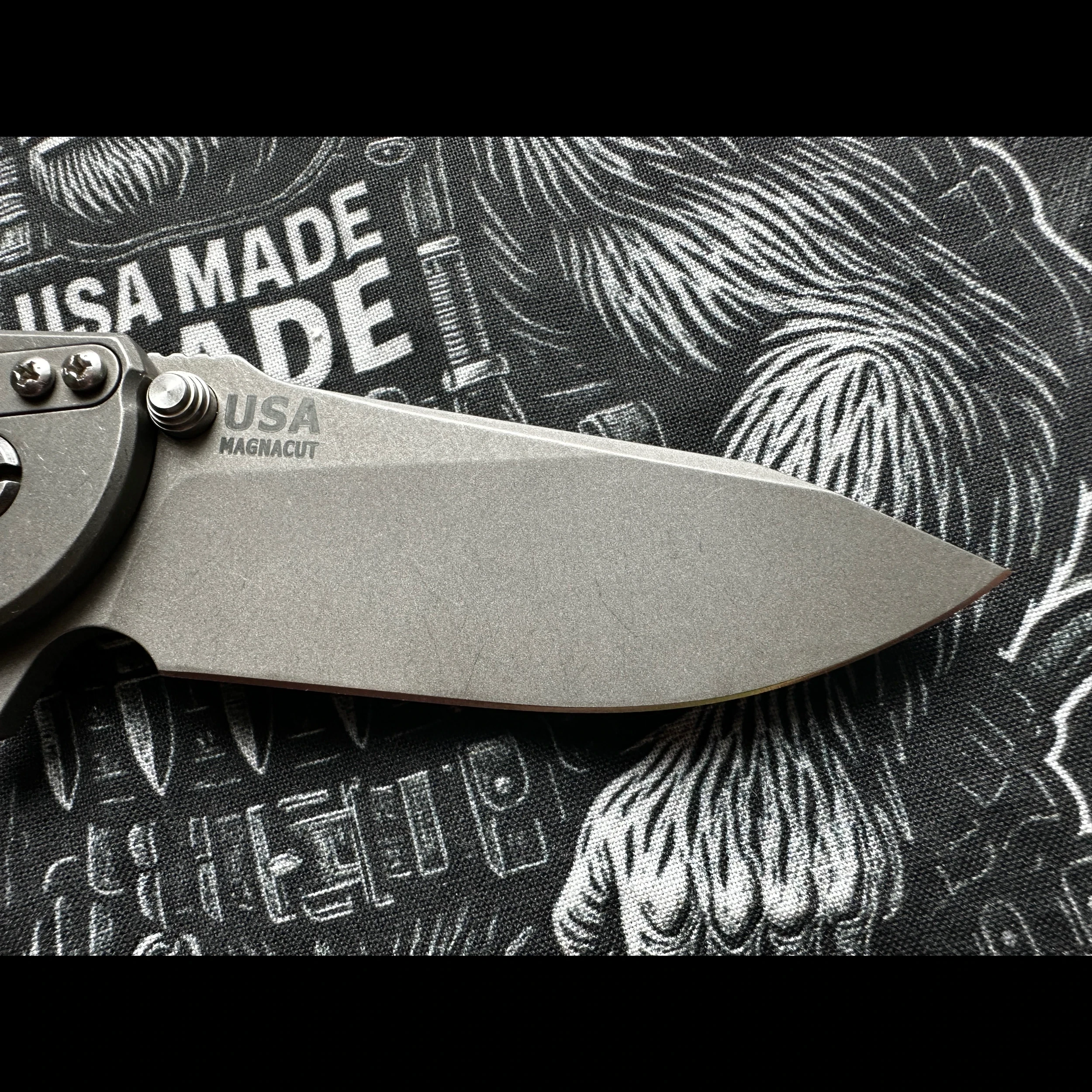 Bladebinge - Hinderer Jurassic -FULL TITANIUM - Magnacut Hollow Grind ...
