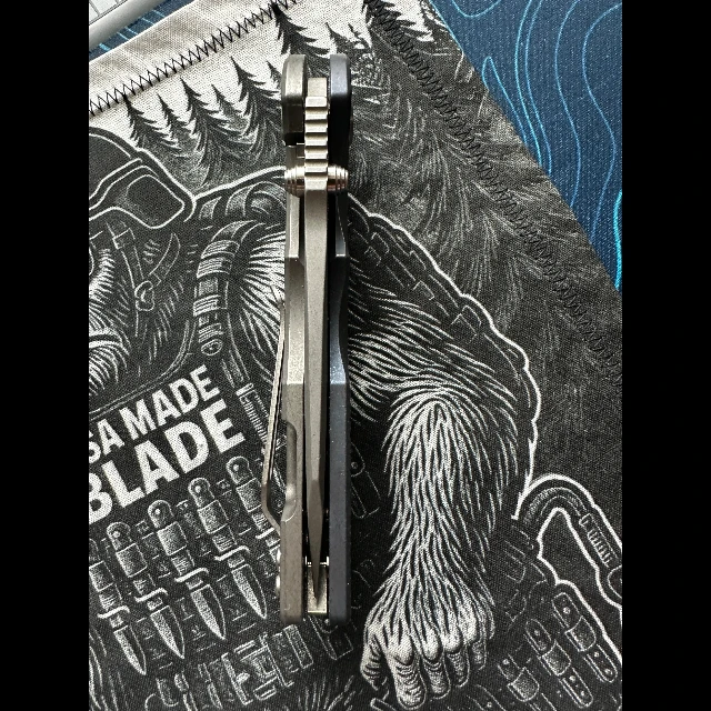 Bladebinge - Hinderer Jurassic -FULL TITANIUM - Magnacut Hollow Grind ...