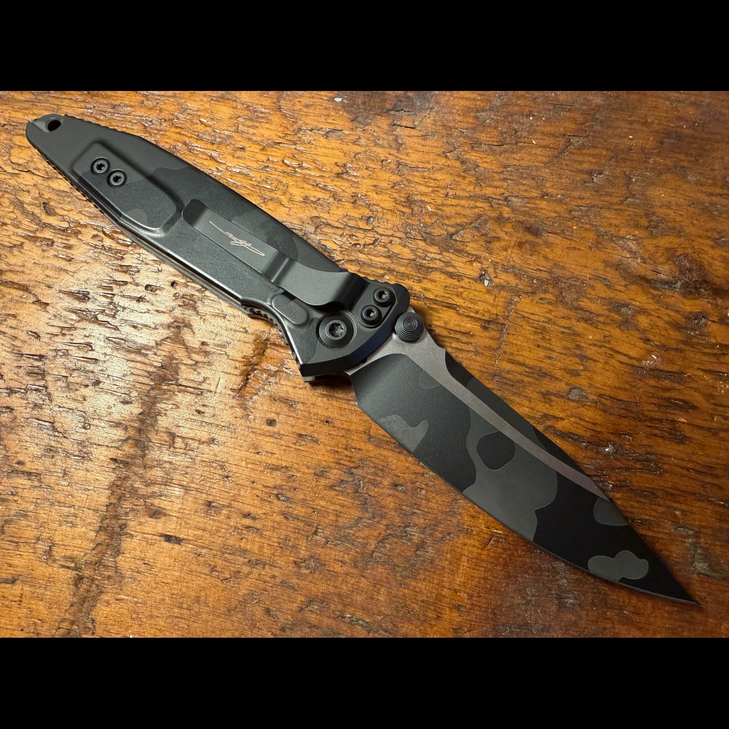 Bladebinge - Microtech Socom Elite Signature Series - Midnight Camo ...