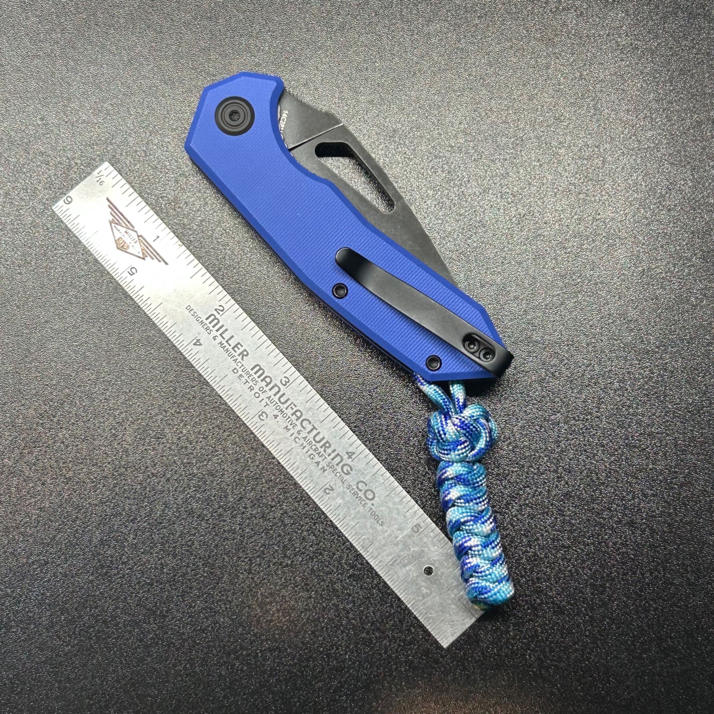 Bladebinge - Kubey Coeus Liner Lock Thumb Open Folding Knife Blue G10 ...