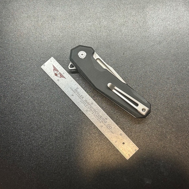 Bladebinge - Kubey Carve Nest Liner Lock Knife Black G-10 (3.5" Satin ...