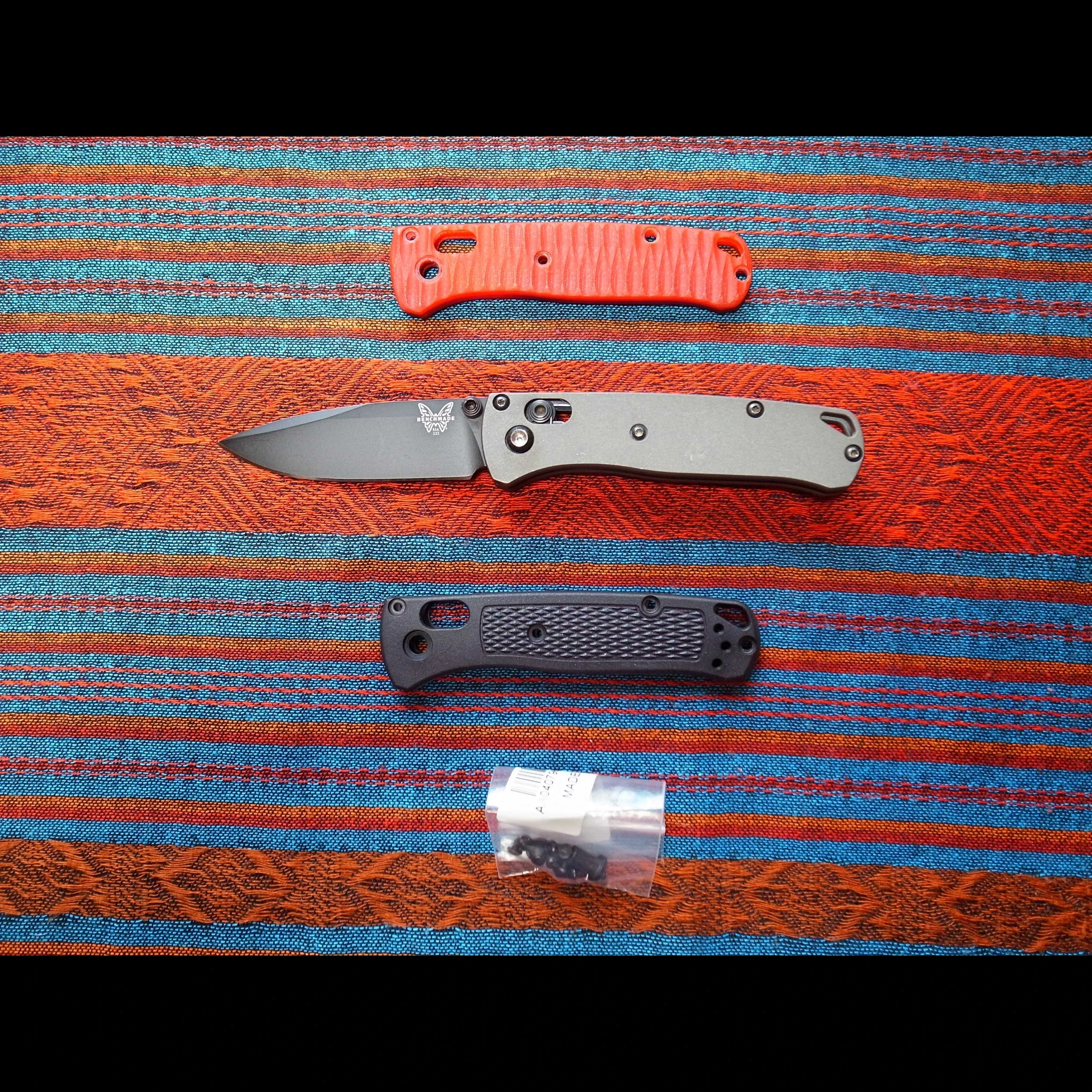 Bladebinge - Benchmade Mini Bugout with Titanium Scales + Extras