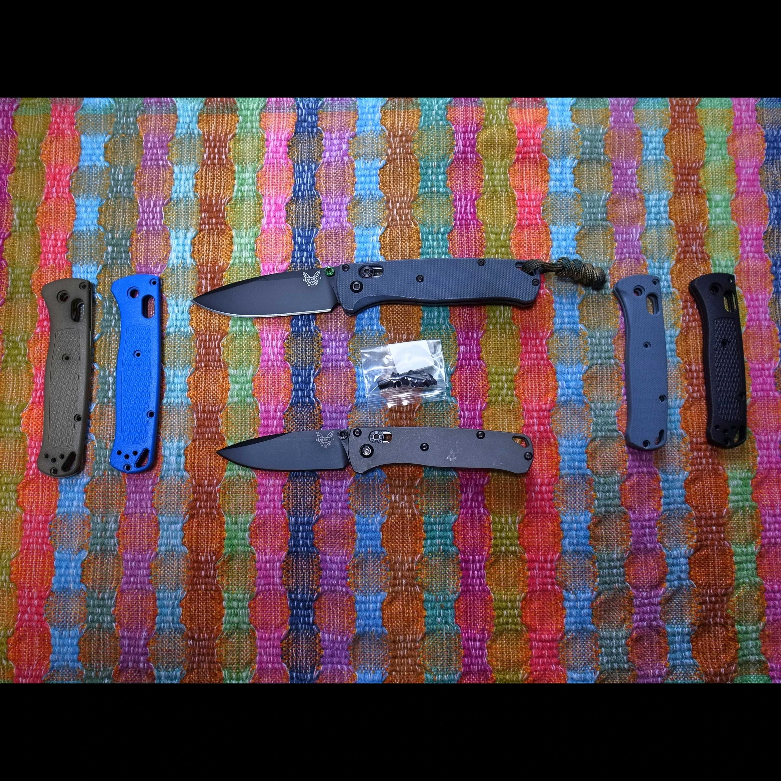 Bladebinge - Custom Benchmade Bugout and Mini Bugout Knife Builders Set