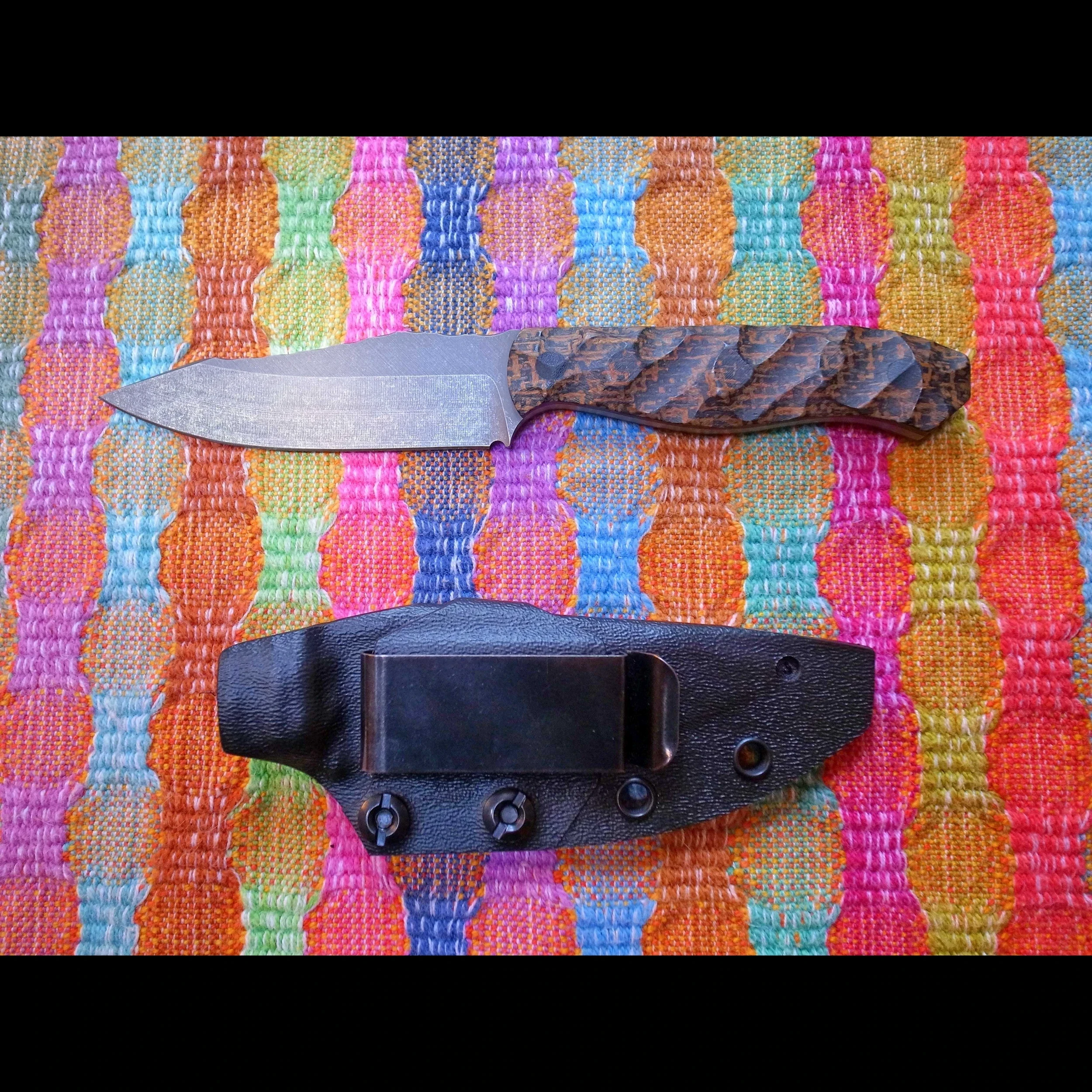 Bladebinge - New In Box Half Face Blades Field Knife Jr Compact Fixed ...