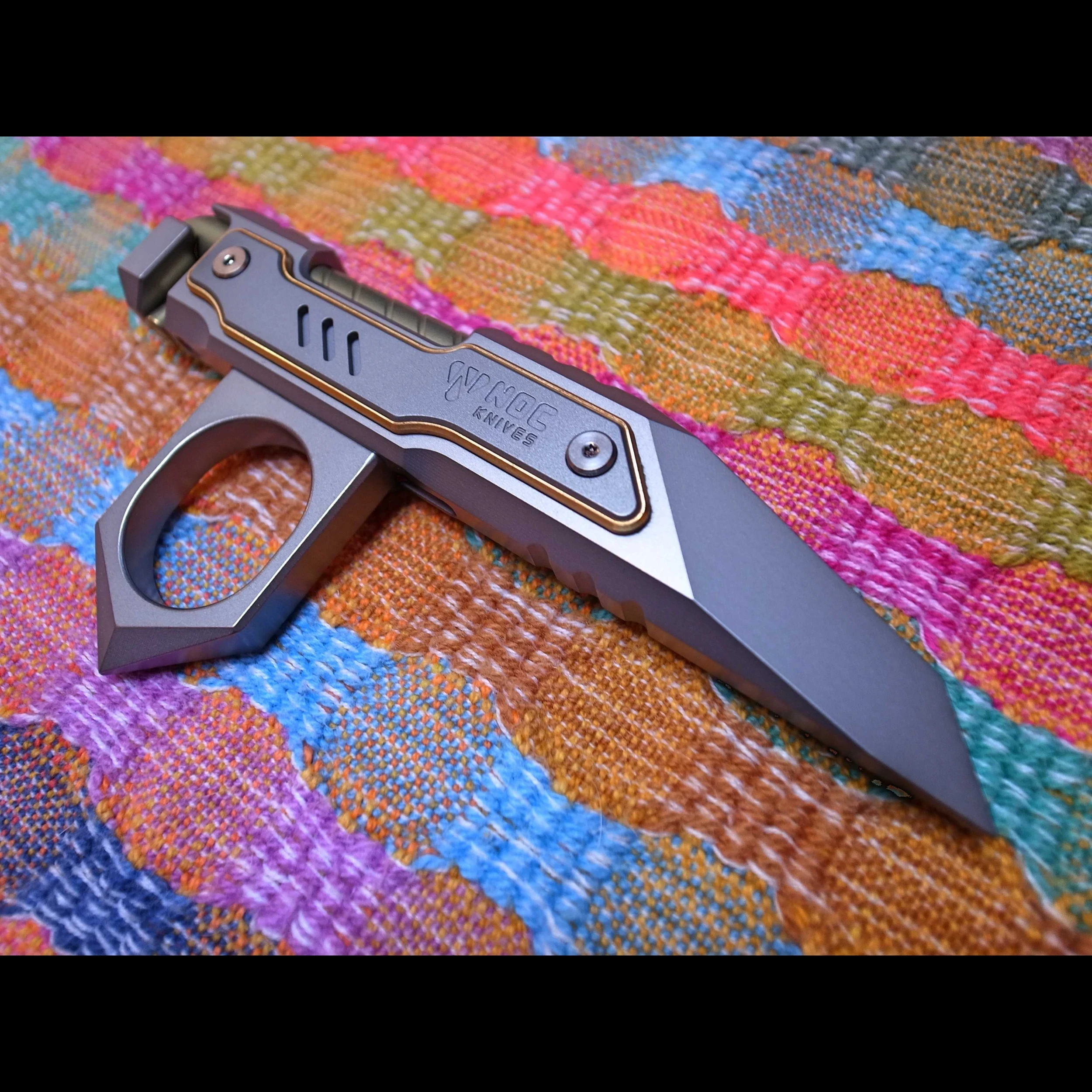 Bladebinge - New In Box Noc Knives E002 Titanium Multi Tool With Brass ...