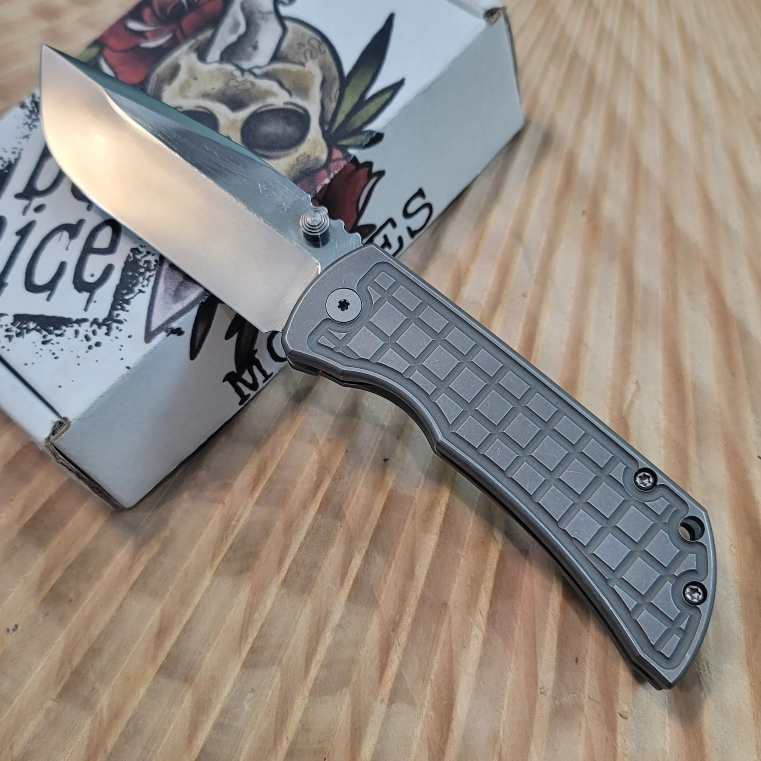 Bladebinge - Mcnees PM Mac 2 3.5" POLISHED HOLLOW GROUND Magnacut, SW ...