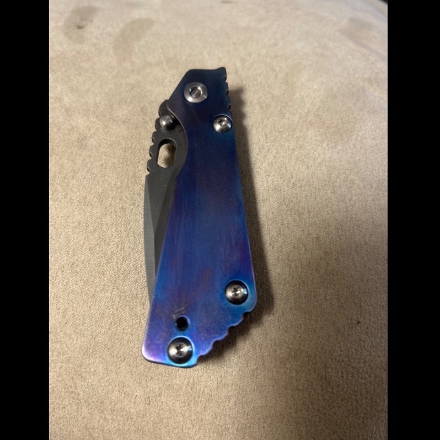 Bladebinge - STRIDER PT HC TI BLURPLE SCALES - MAGNACUT