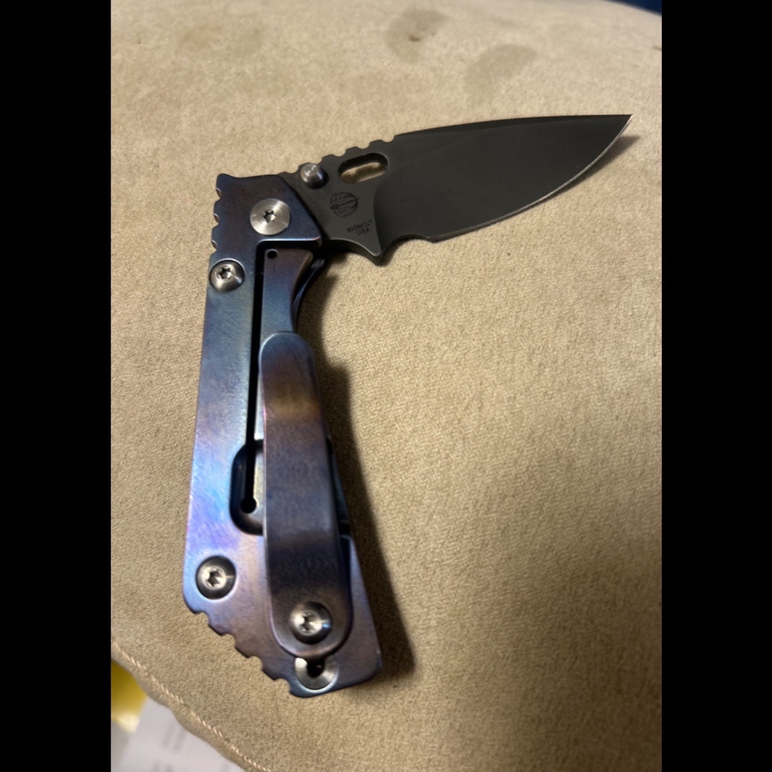 Bladebinge - STRIDER PT HC TI BLURPLE SCALES - MAGNACUT