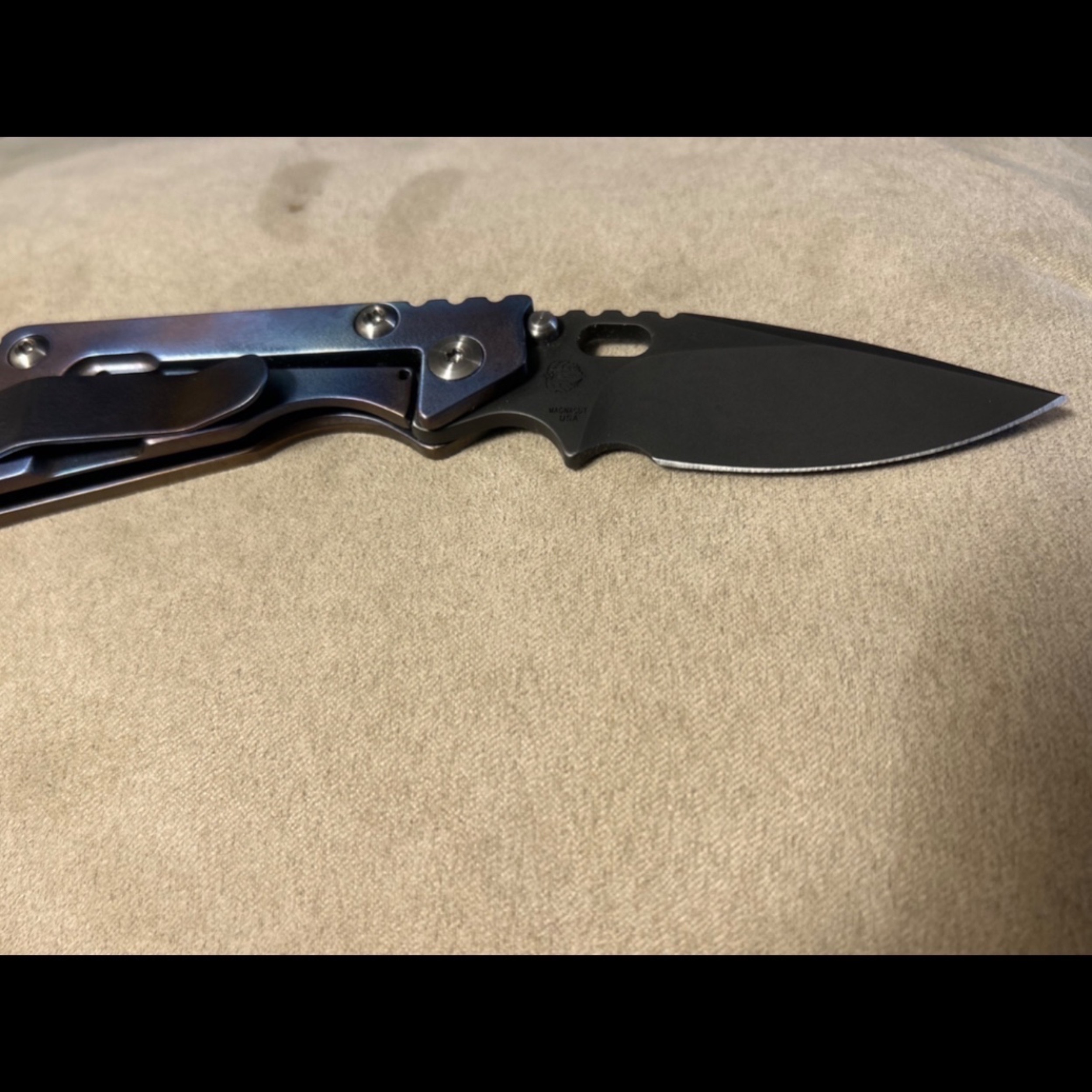 Bladebinge - STRIDER PT HC TI BLURPLE SCALES - MAGNACUT