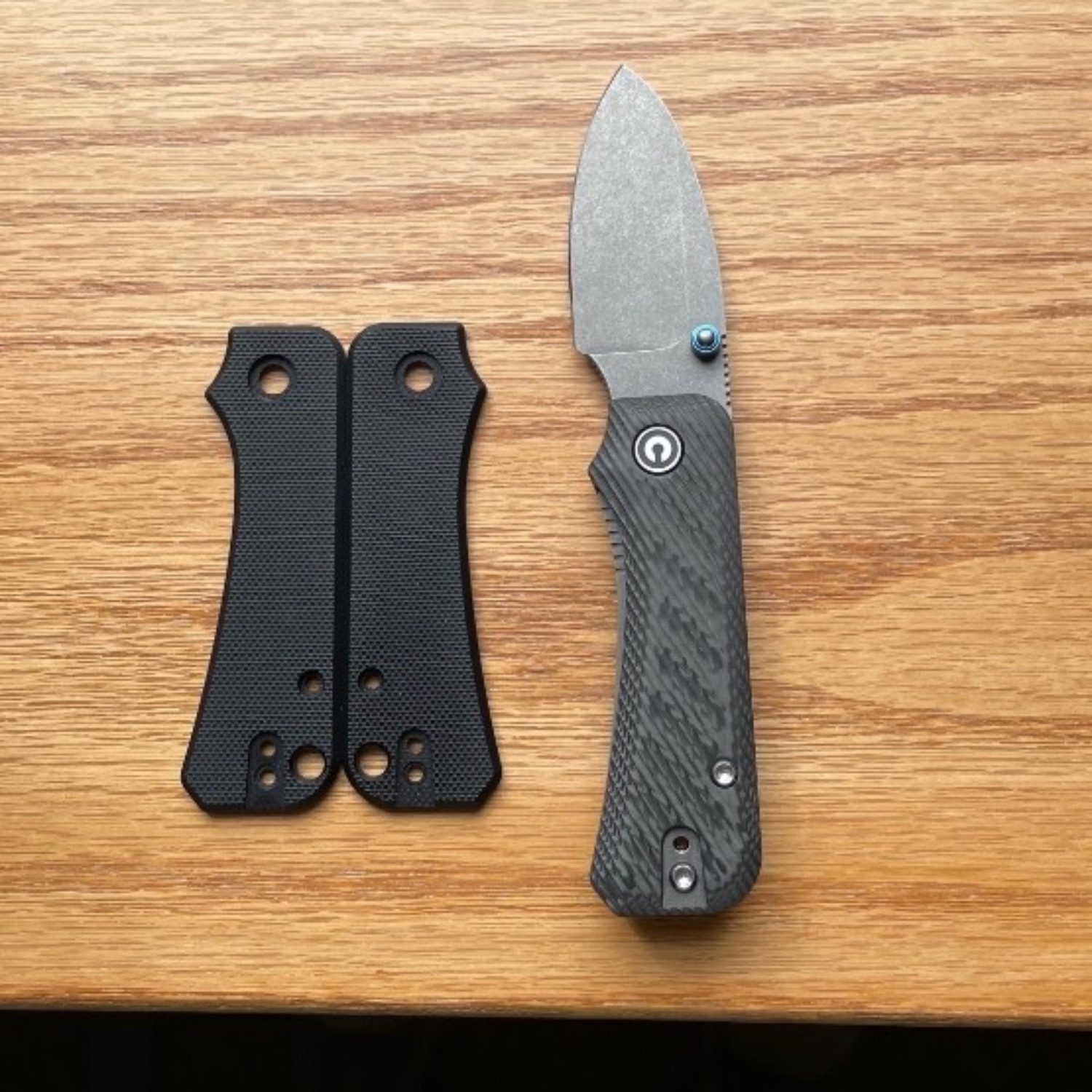 Bladebinge - Civivi Baby Banter with custom Unlocked Composite CF Scales