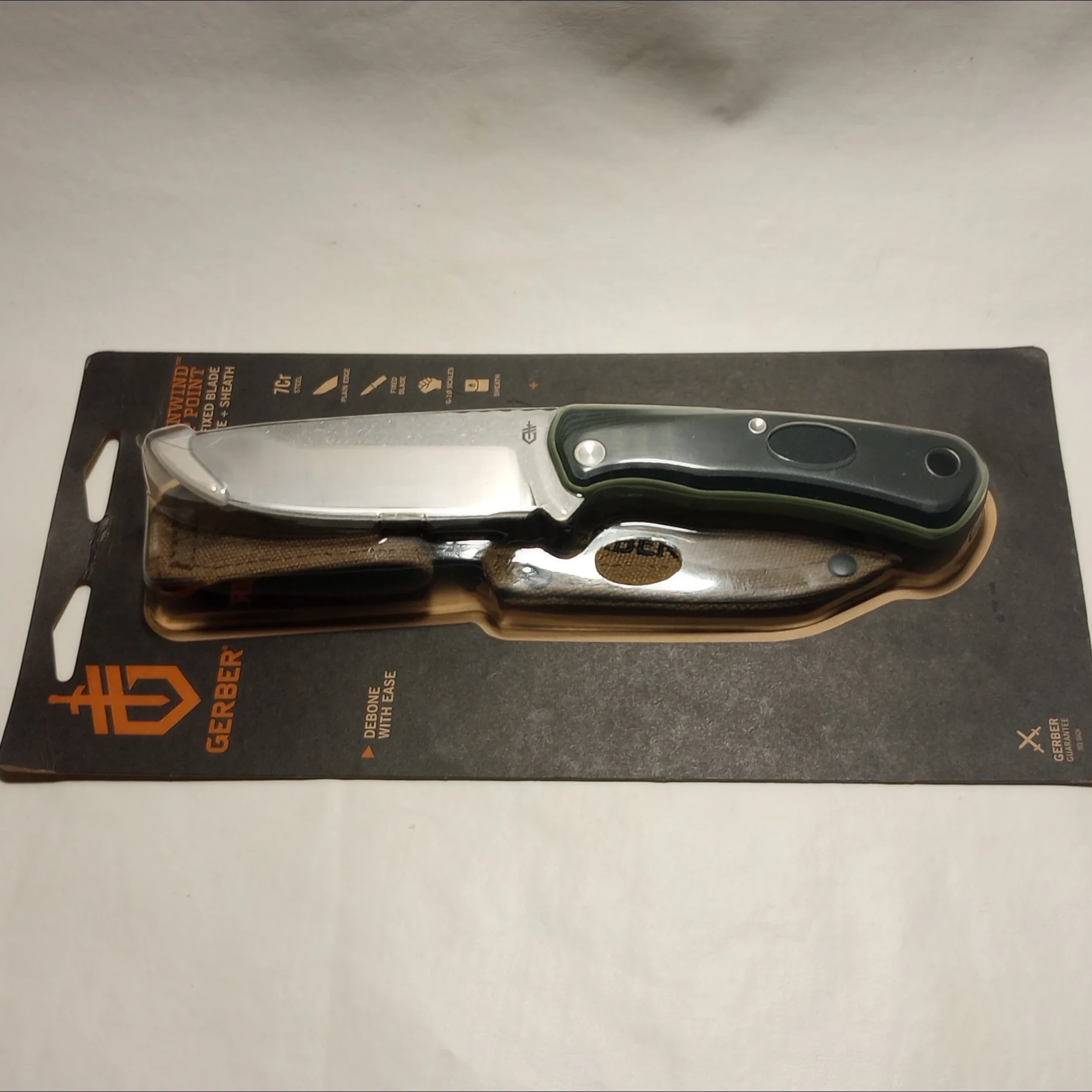 Bladebinge - Gerber Downwind Drop Point Fixed Blade -- BNIB
