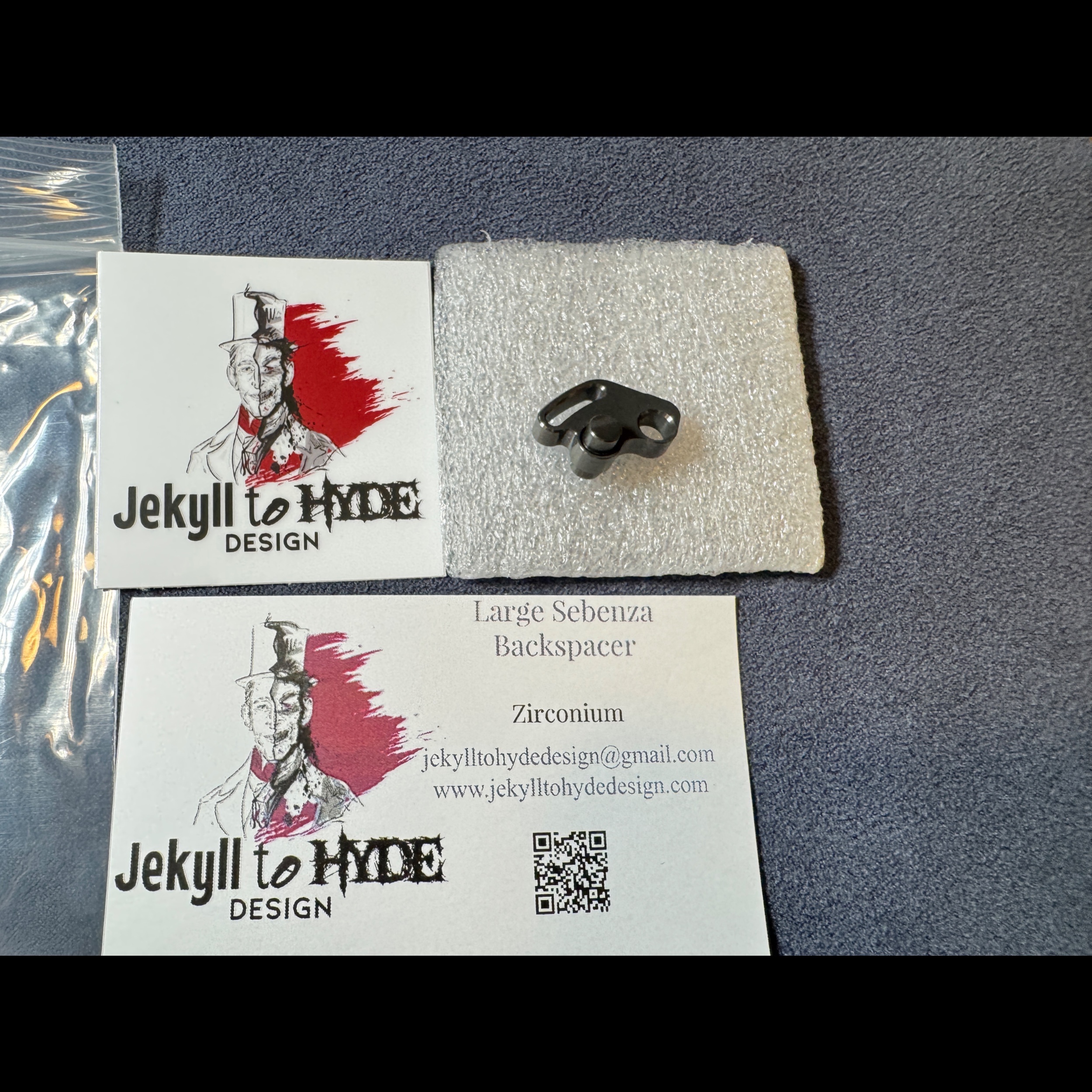 Bladebinge - Jekyll to Hyde (J2H) Zirconium Backspacer for Large Chris ...