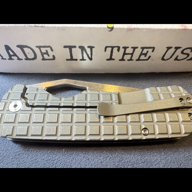 Bladebinge - McNees Dixon - Frag Stonewash Titanium Handle Satin ...