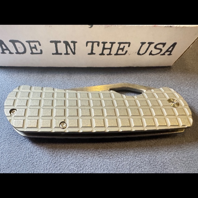 Bladebinge - McNees Dixon - Frag Stonewash Titanium Handle Satin ...