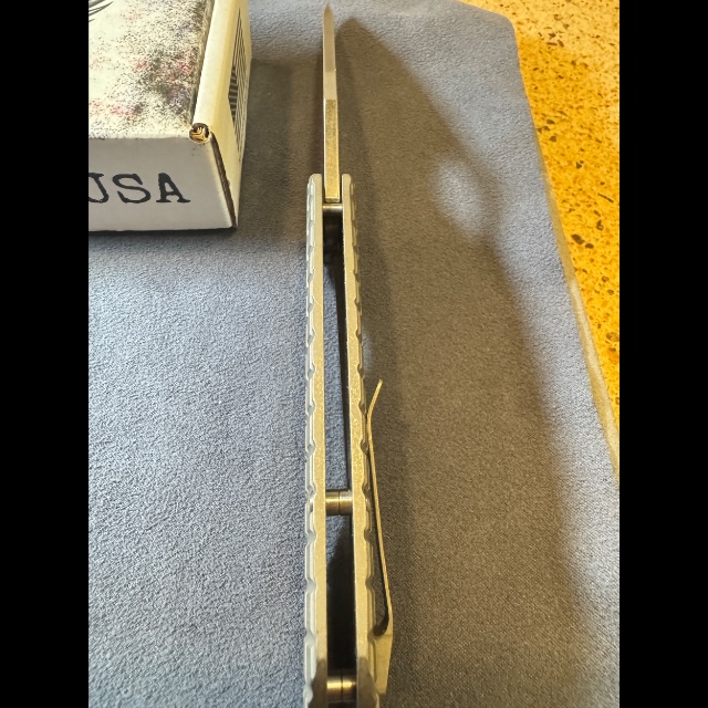 Bladebinge - McNees Dixon - Frag Stonewash Titanium Handle Satin ...