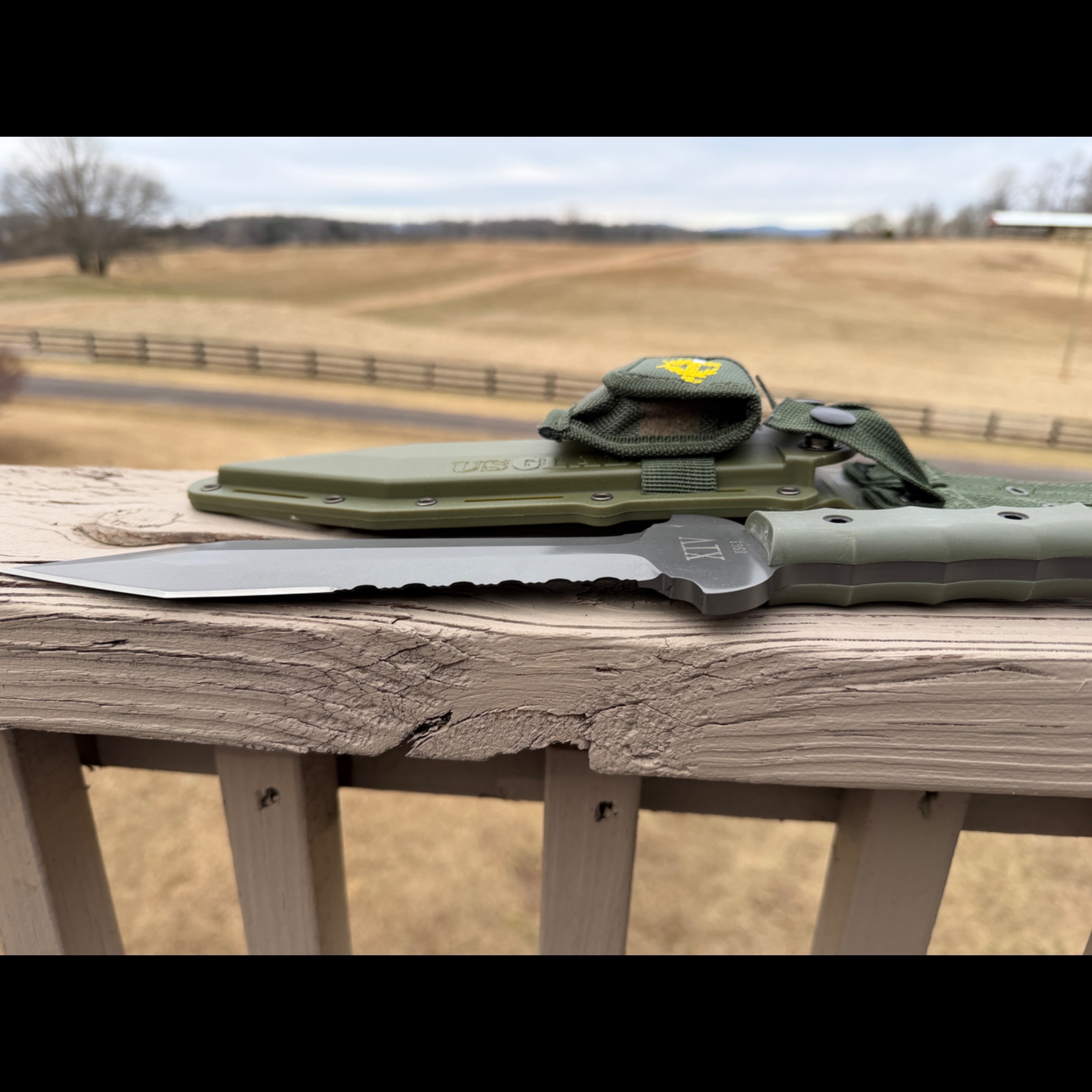 Bladebinge - US Gladius Legion XIV Elite Full Tang Knife OD Green ...