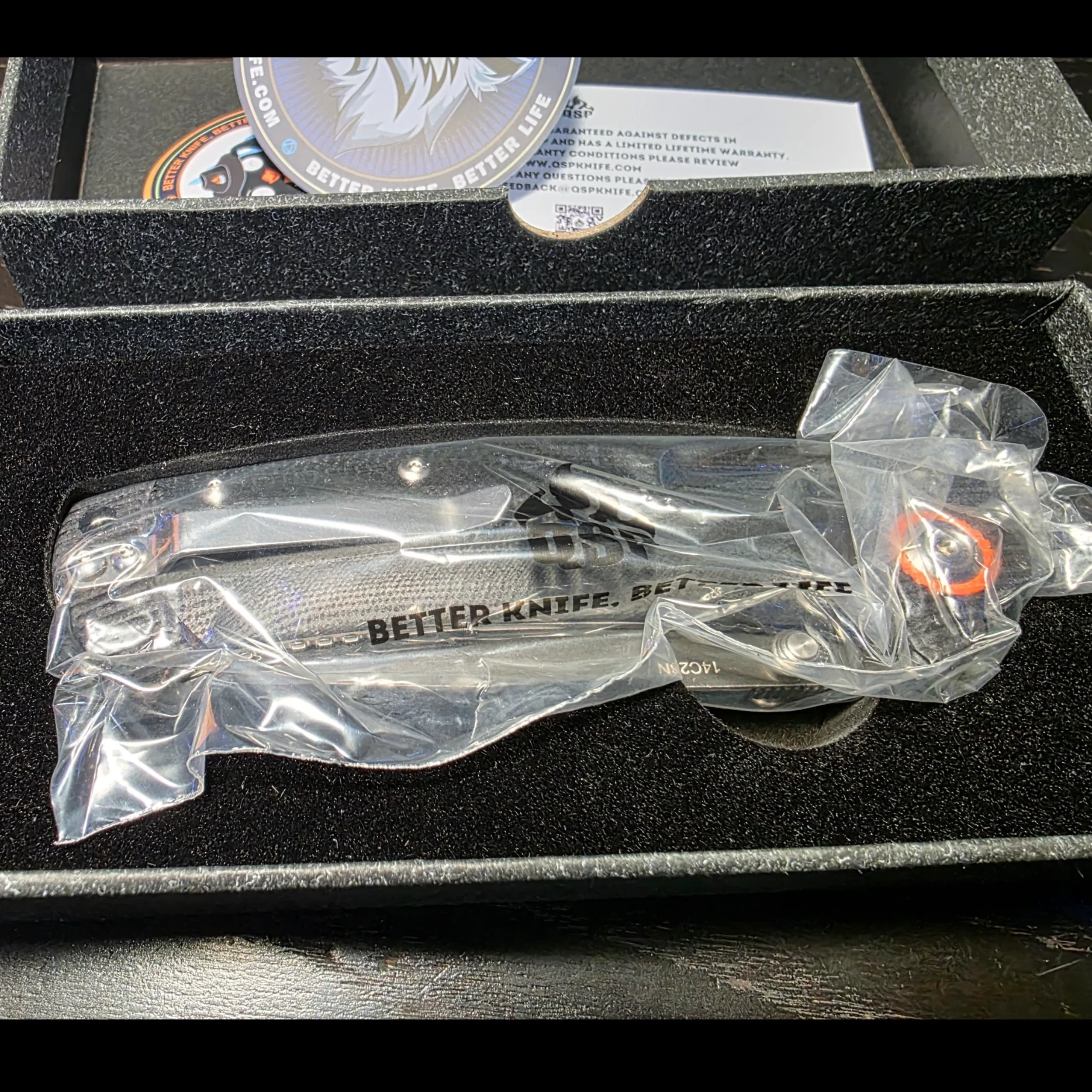 Bladebinge - QSP Knives Copperhead Liner Lock Folding Knife 3.50 ...