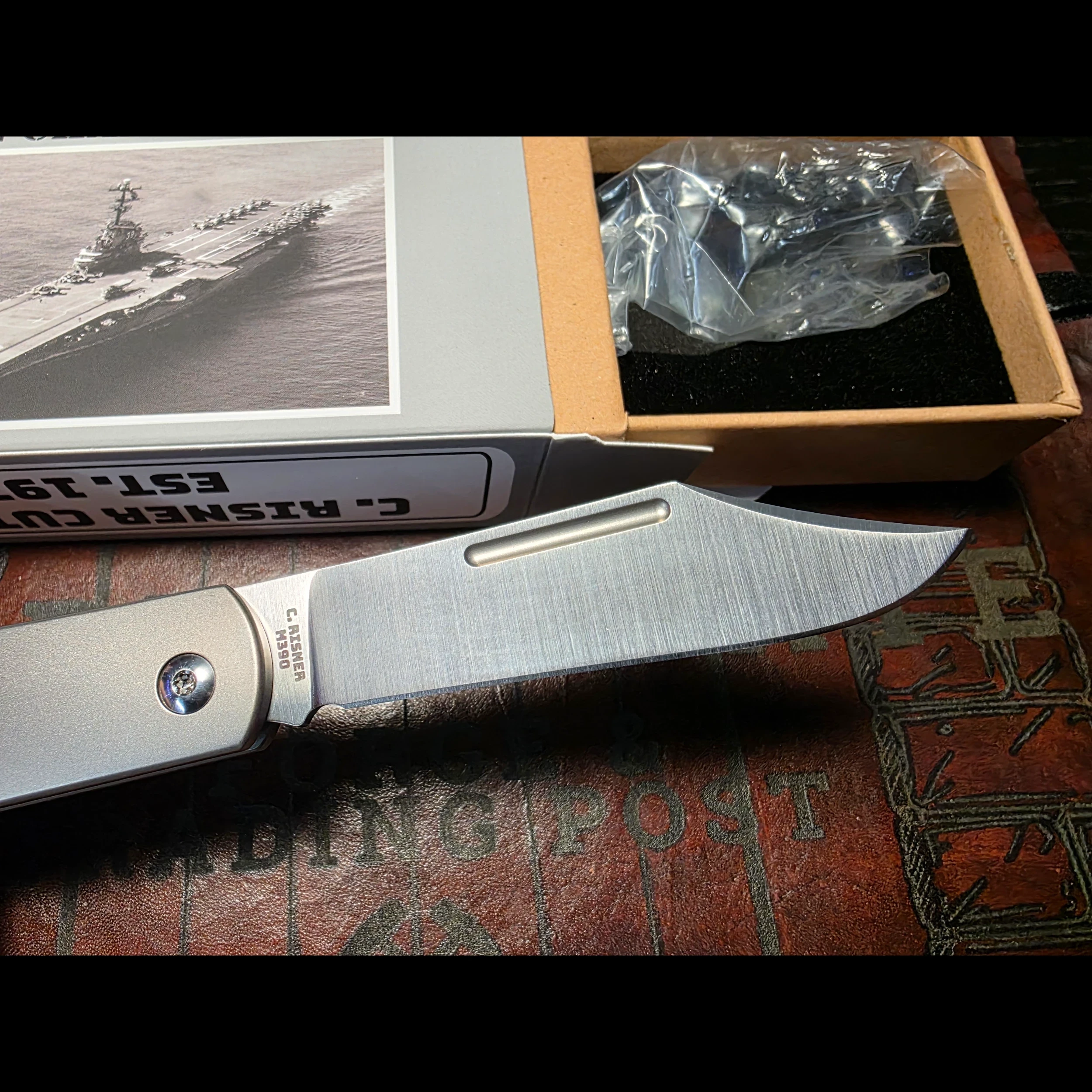 Bladebinge - Lake Champlain Barlow: Clip Point - CamoCarbon 90's