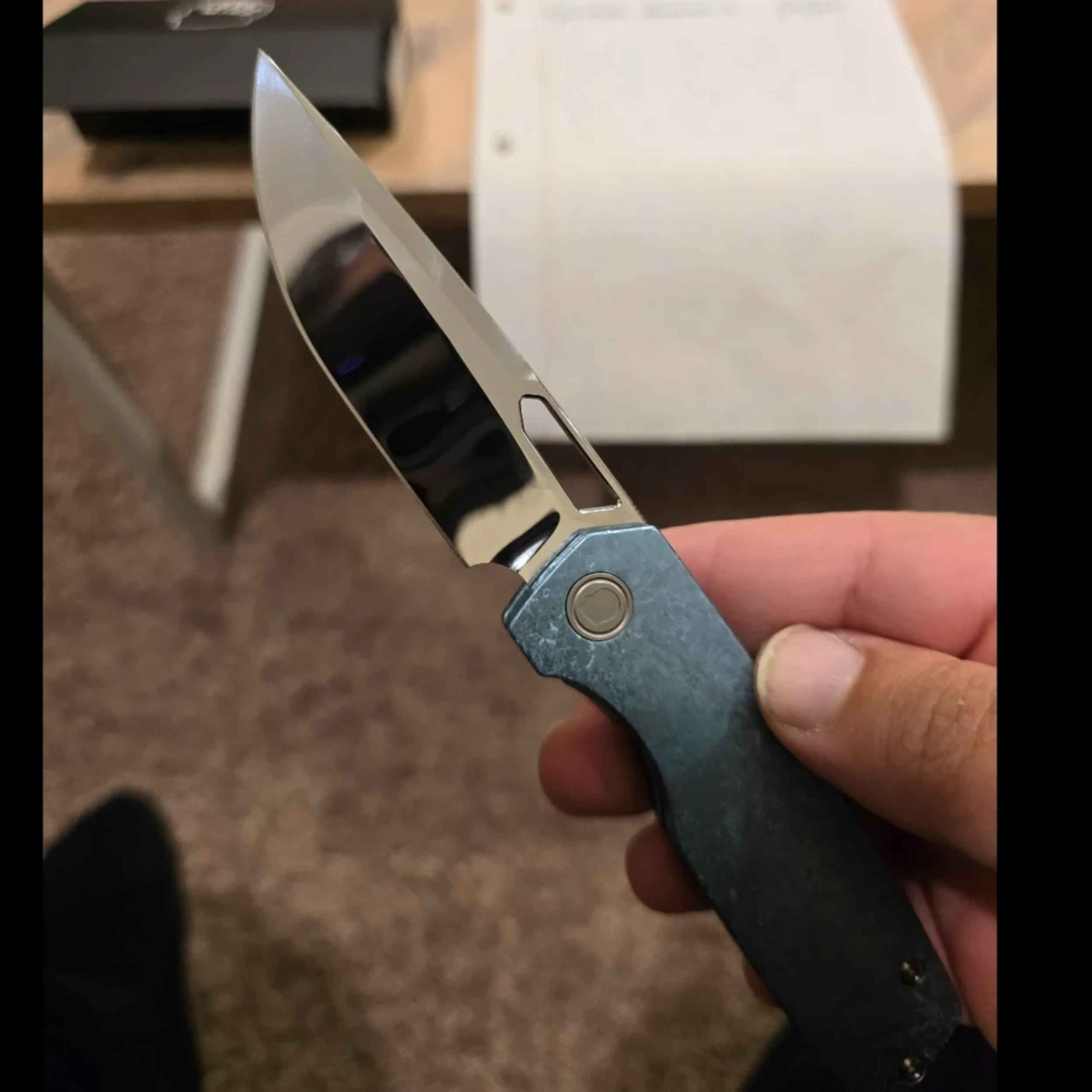 Bladebinge - Onetrackmind Zorn Mirror polish and Crystal Titanium BNIB ...
