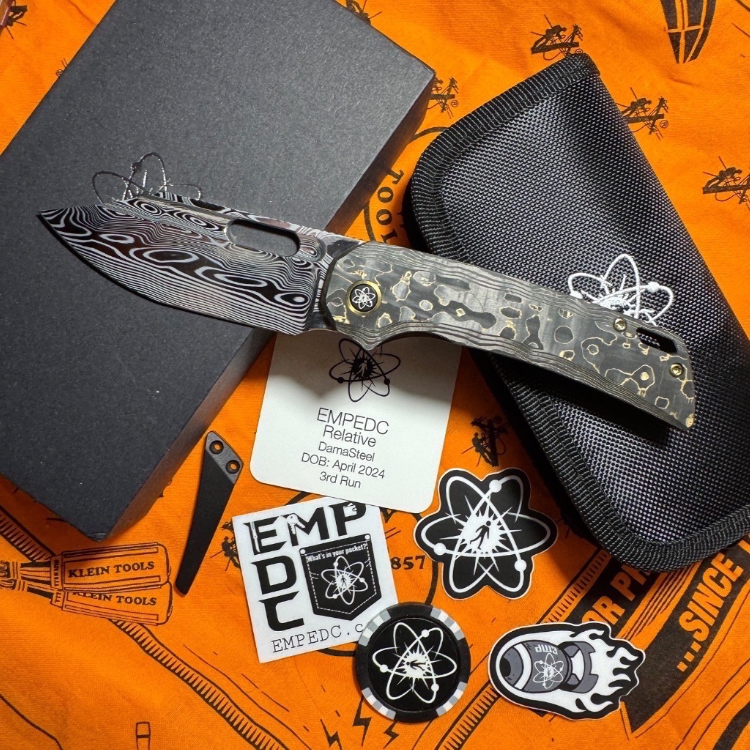 Bladebinge - SUPER RARE GRAIL Damasteal Mokuti Carbonfiber EMP Relative ...