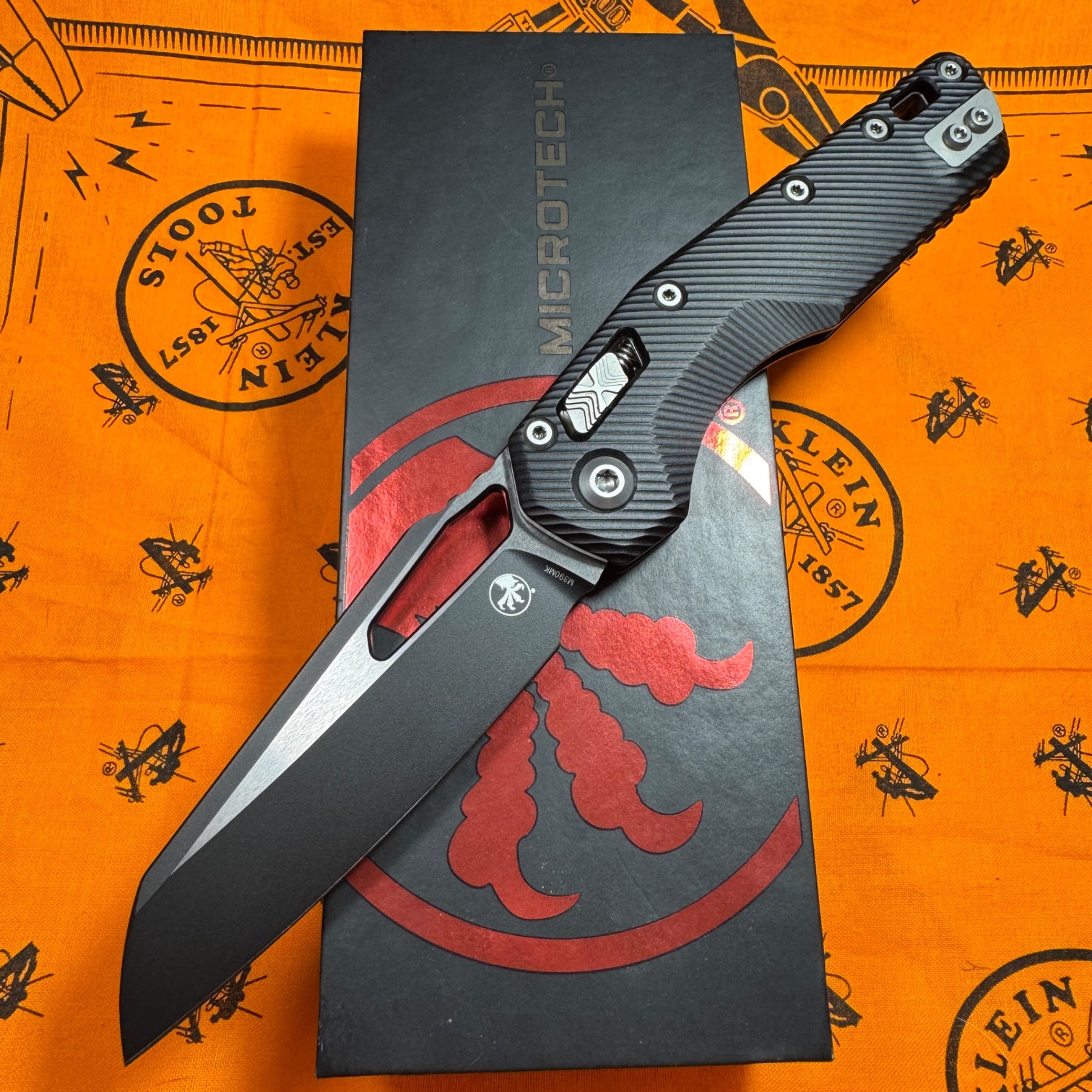Bladebinge - Microtech MSI Black on Black Aluminum - Mint