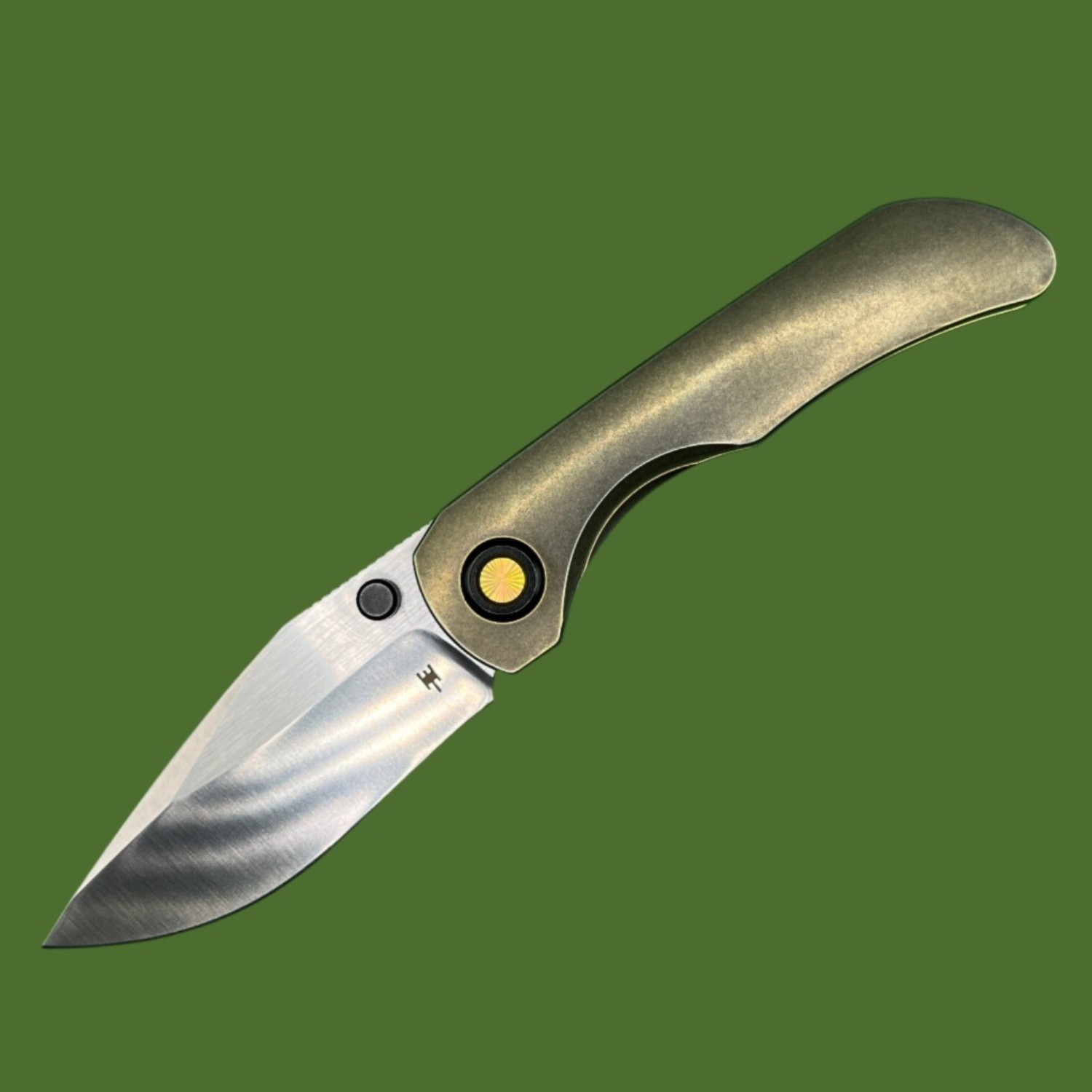 Bladebinge - Wehr Wolf-P Bronze Ti Frame Lock