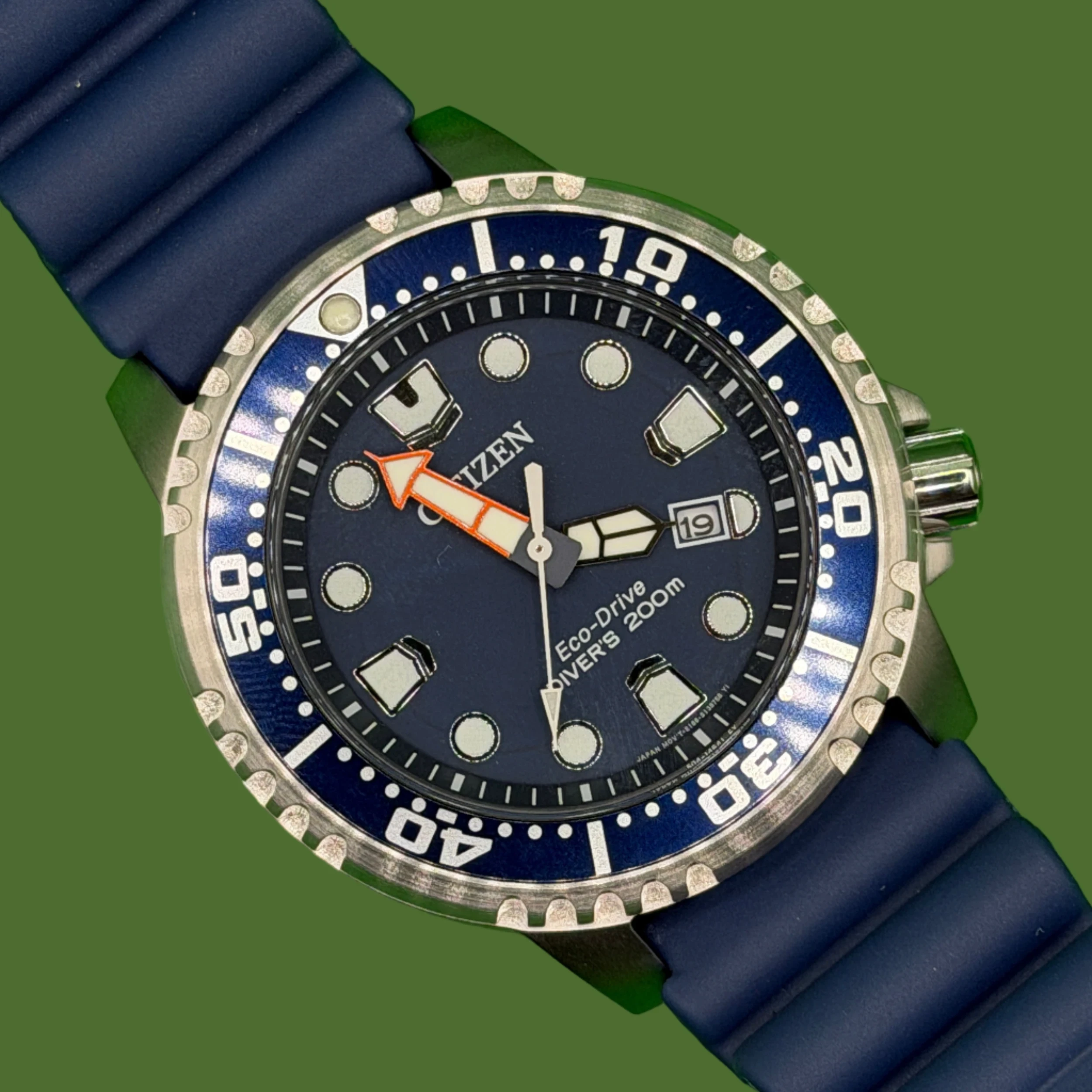 Bladebinge - Citizen Promaster Dive Eco-Drive Watch (Blue)