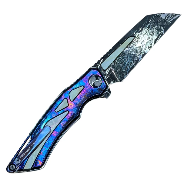 Bladebinge - Dew Hara Custom Ray – VG-10 Damascus & Timascus (1 of 1)