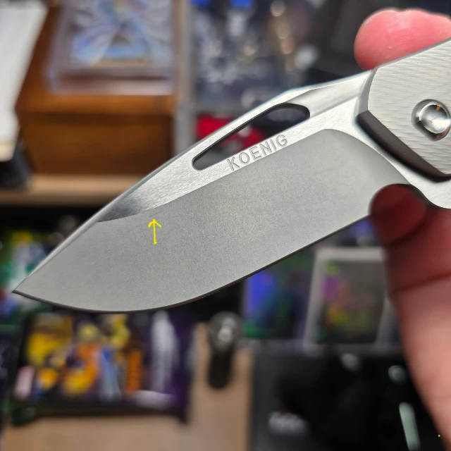 Bladebinge Koenig Mini Arius Corda Milled Titanium
