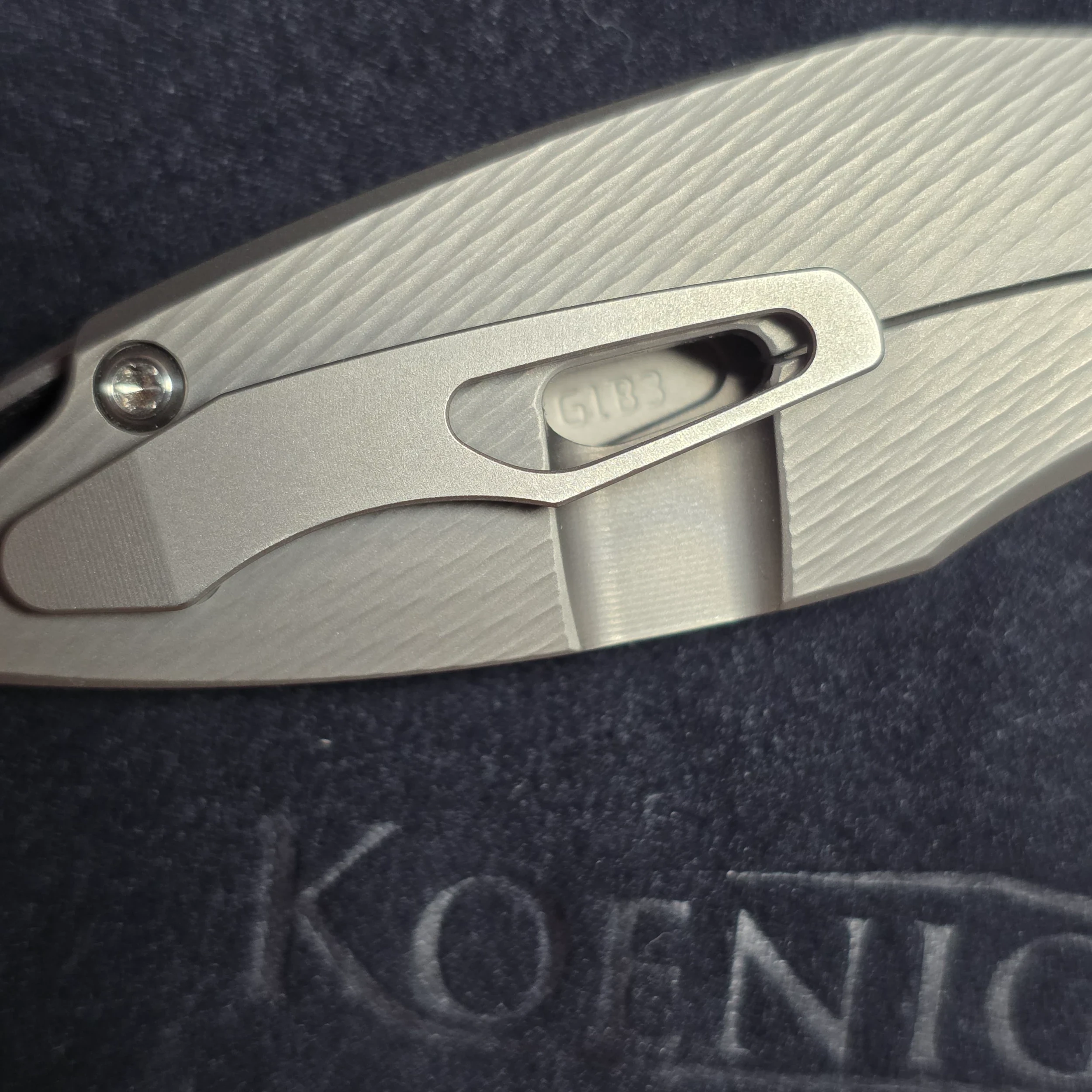 Bladebinge - Koenig Mini Arius Corda Milled Titanium
