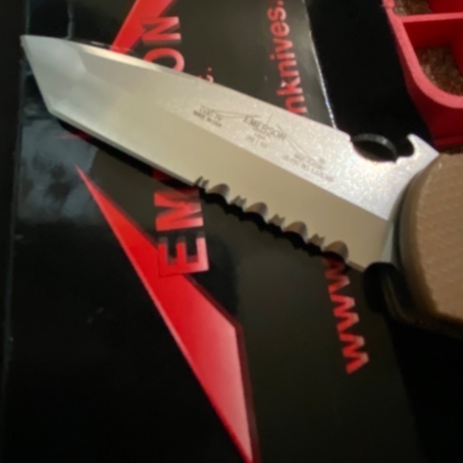 Bladebinge - PRICE DROP! Was $400. Rare: Emerson CQC-7V SFS Tanto Knife ...