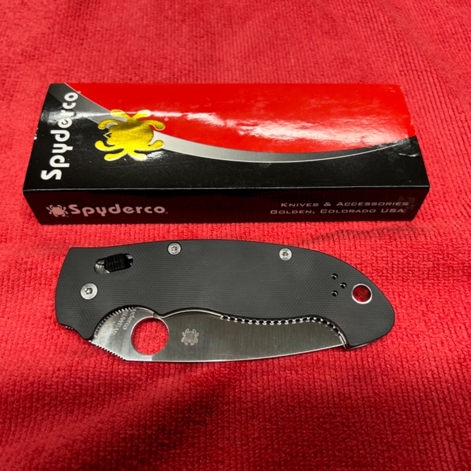 Bladebinge - Spyderco Manix 2 XL Cru-Wear - KnifeCenter Exclusive