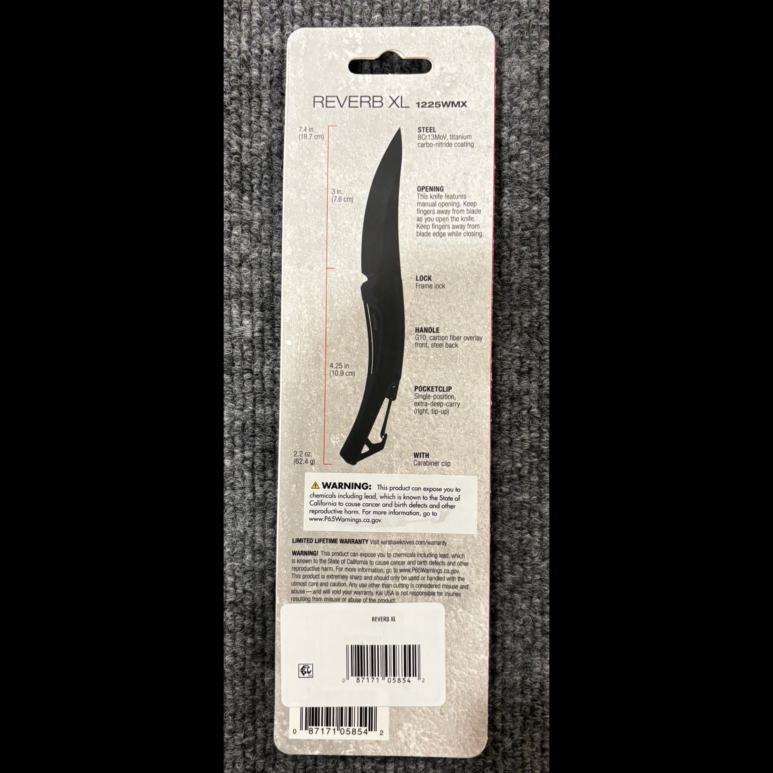 Bladebinge - Kershaw Reverb XL