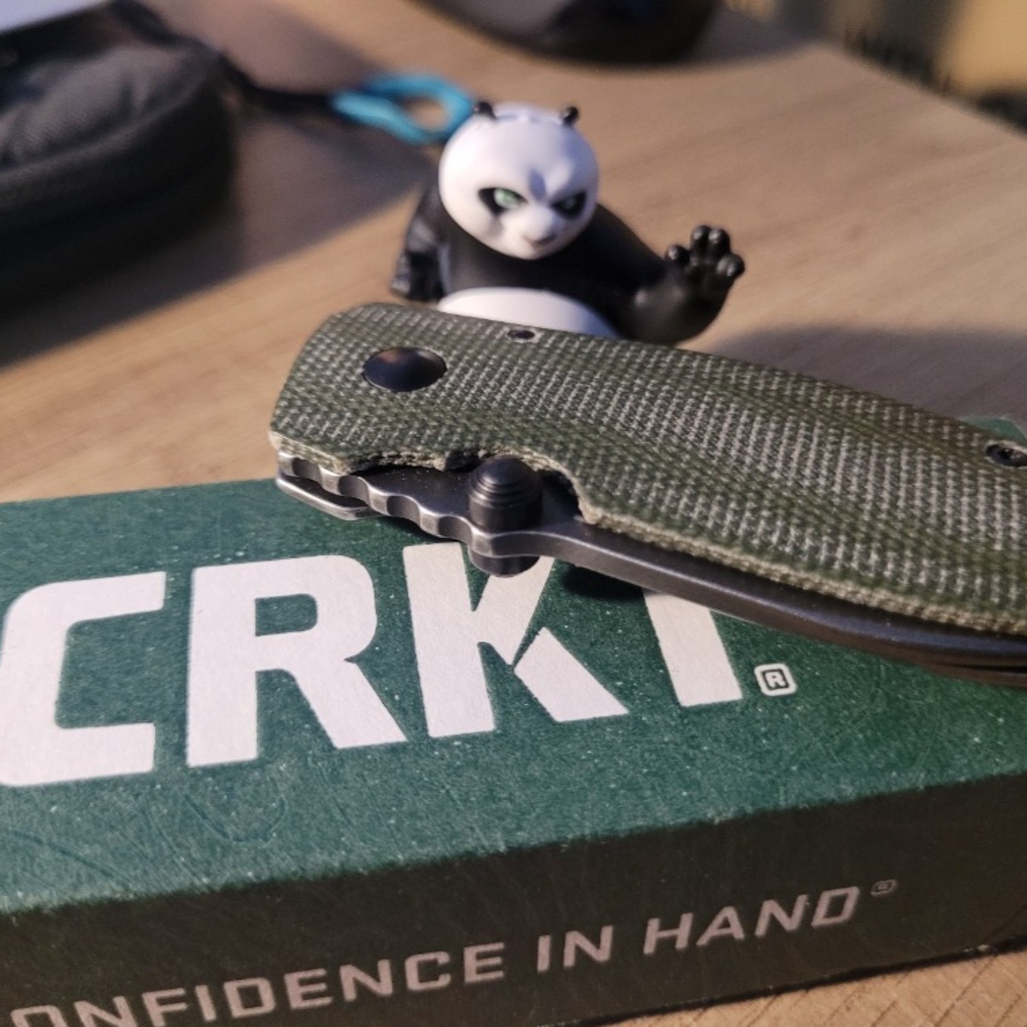 Bladebinge - CRKT Burnley Squid Frame Lock Knife Green Micarta (2.25 ...