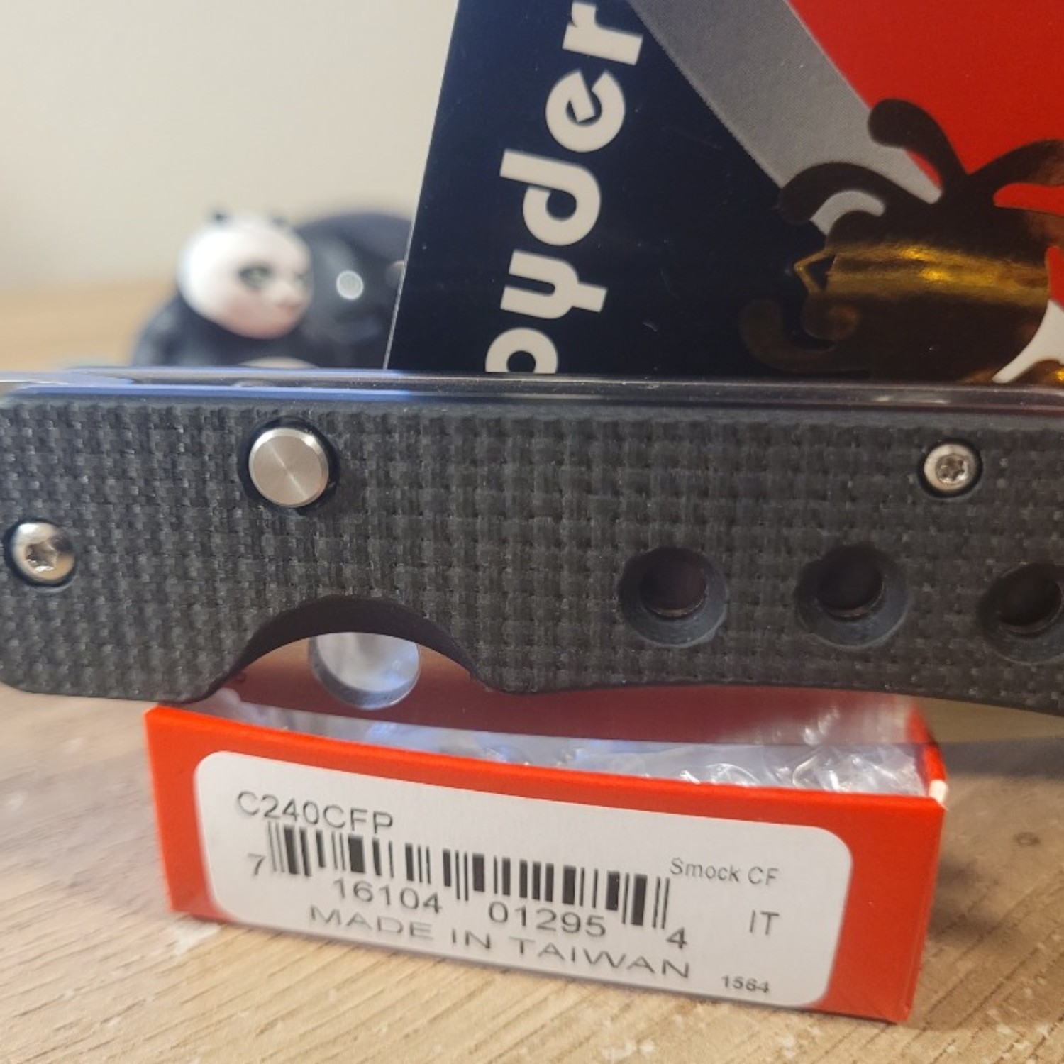 Bladebinge - Spyderco Smock Compression Lock Knife Carbon Fiber (3.3 ...