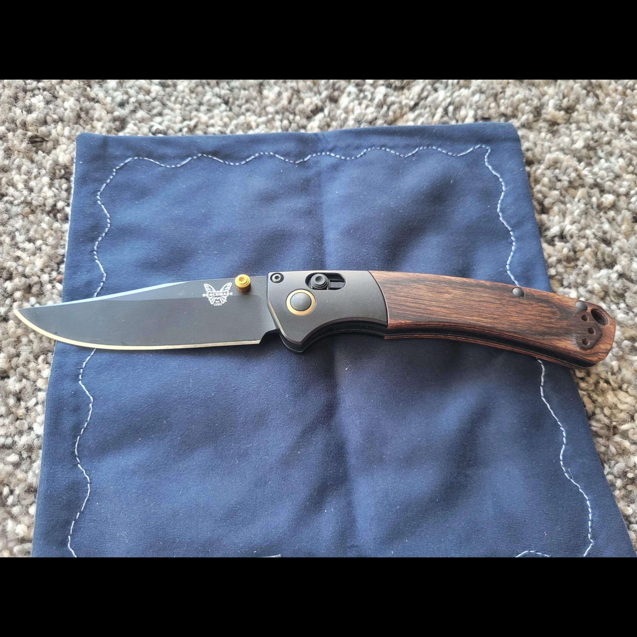 Bladebinge - Benchmade Mini Crooked River Custom S90V DLC