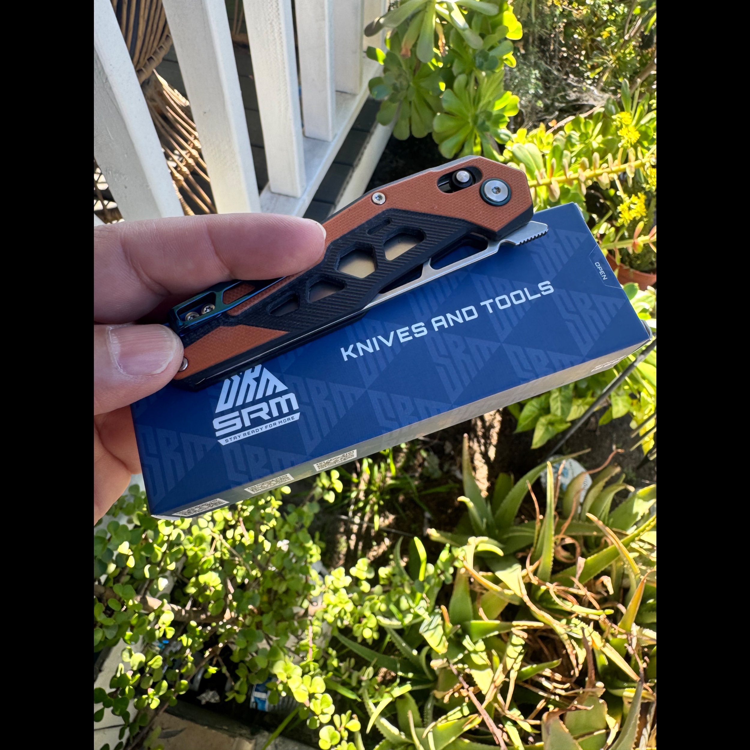 Bladebinge - SRM Mecha 9225-GJ (D2 Blade, G10 Handle)