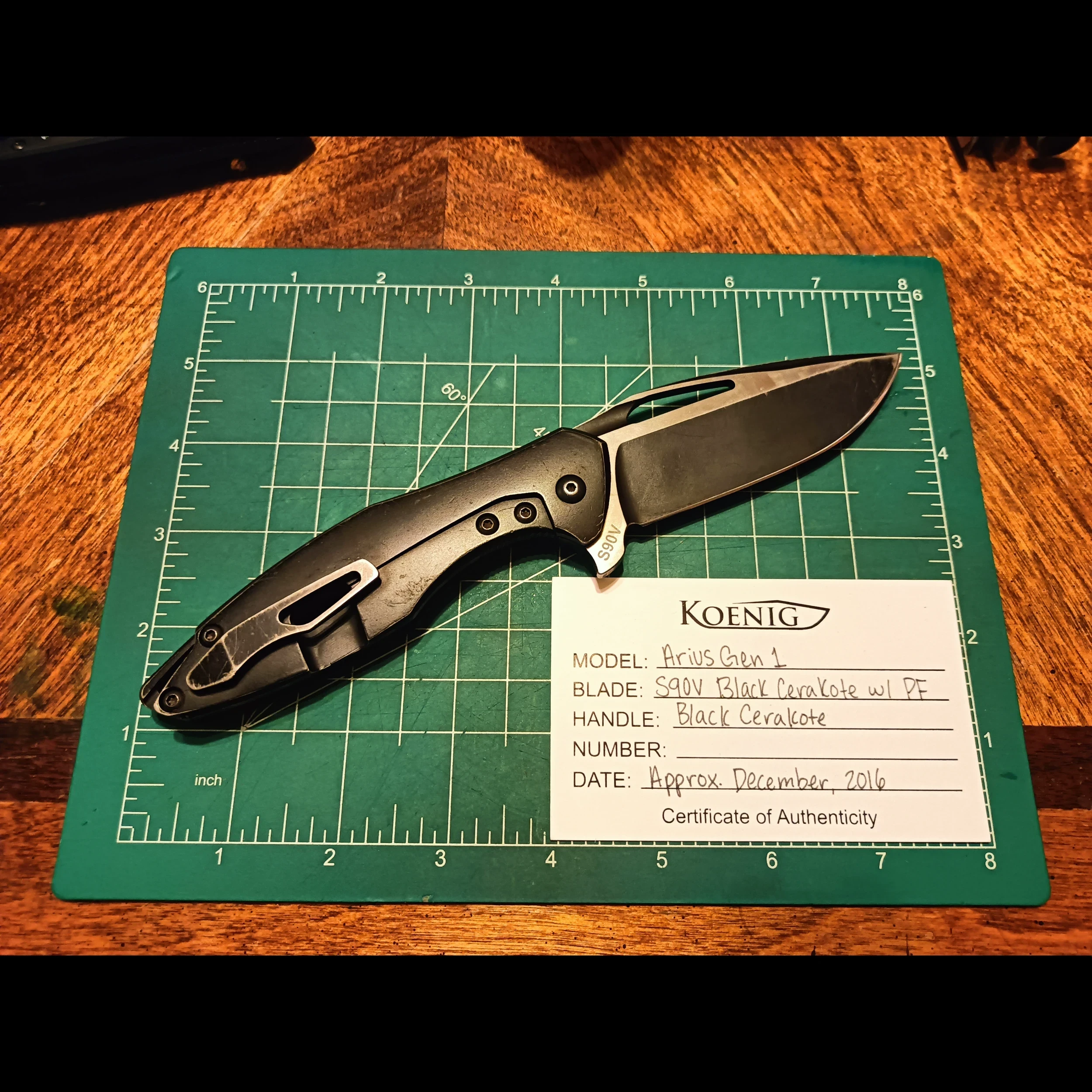 Bladebinge - Gen 1 Koenig Arius S90V