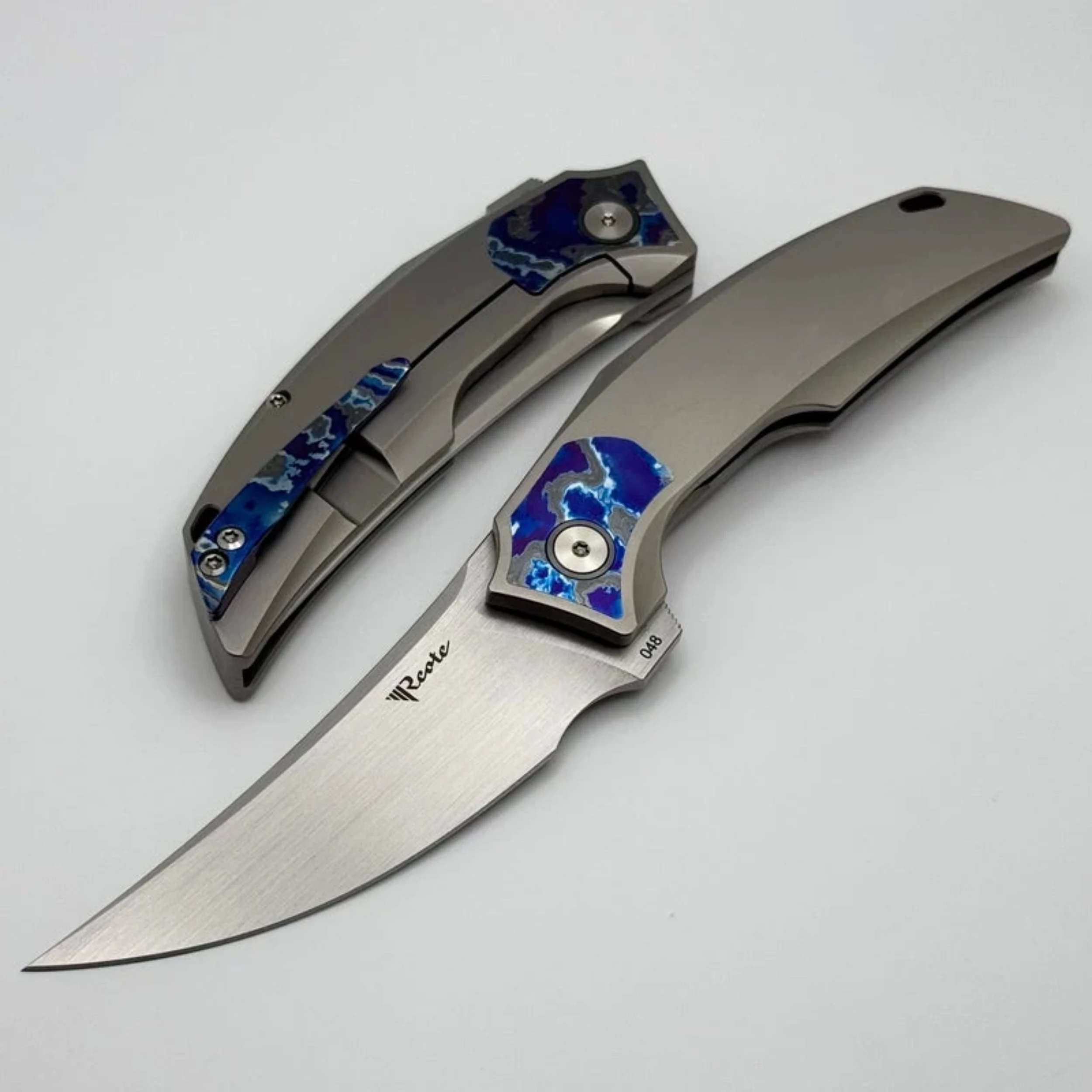 Bladebinge - Reate Knives Velocity Tashi Bharucha Bead Blast Titanium ...
