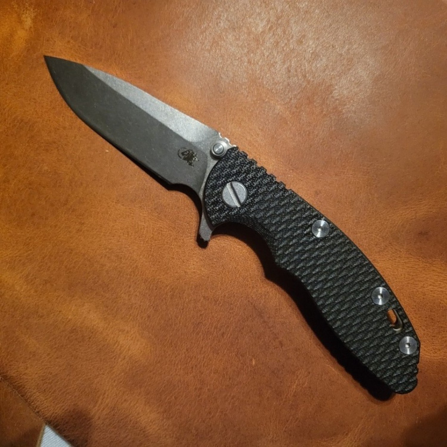 Bladebinge - Hinderer XM-18 3'' M390 Black G10 Tri-Way Choil