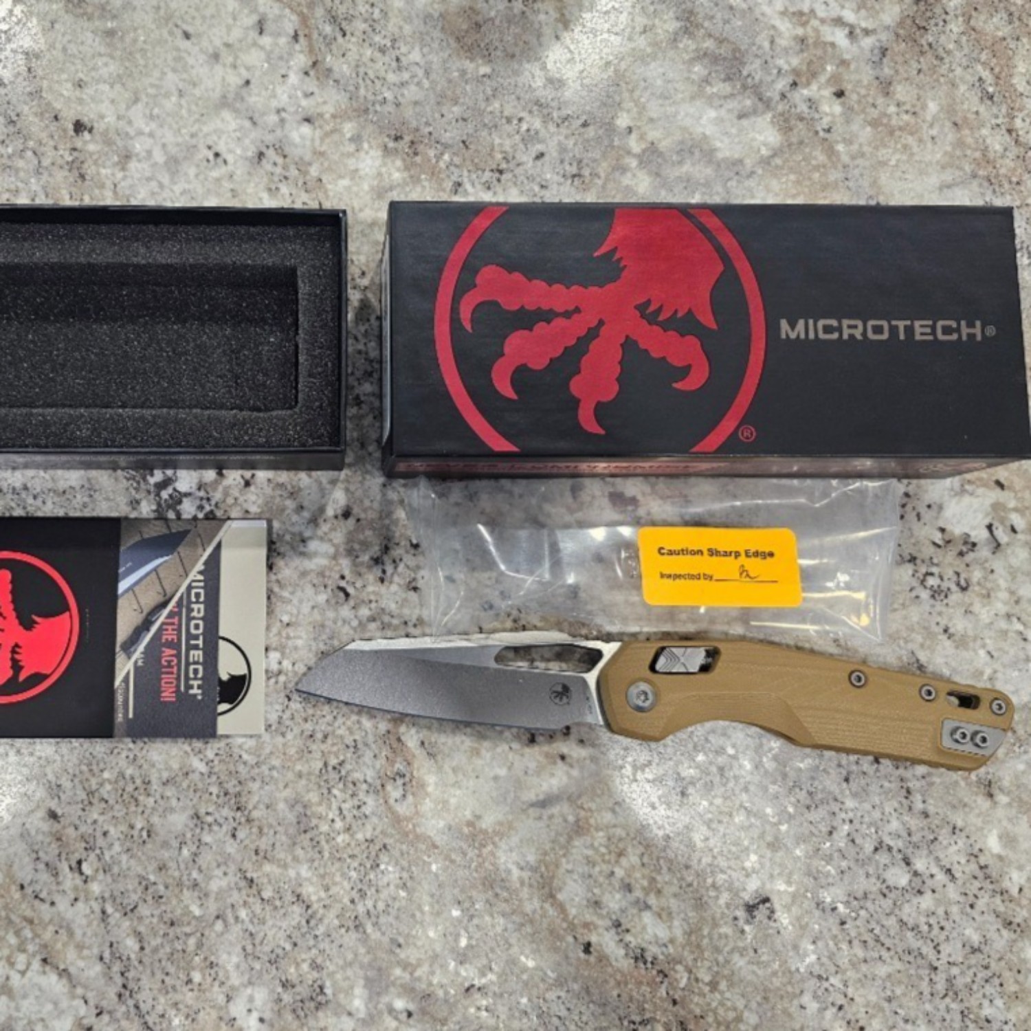 Bladebinge - Microtech MSI plain edge