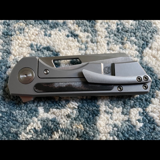 Bladebinge - Brian Brown Yeager-M Frame Lock Flipper Titanium Handle w ...